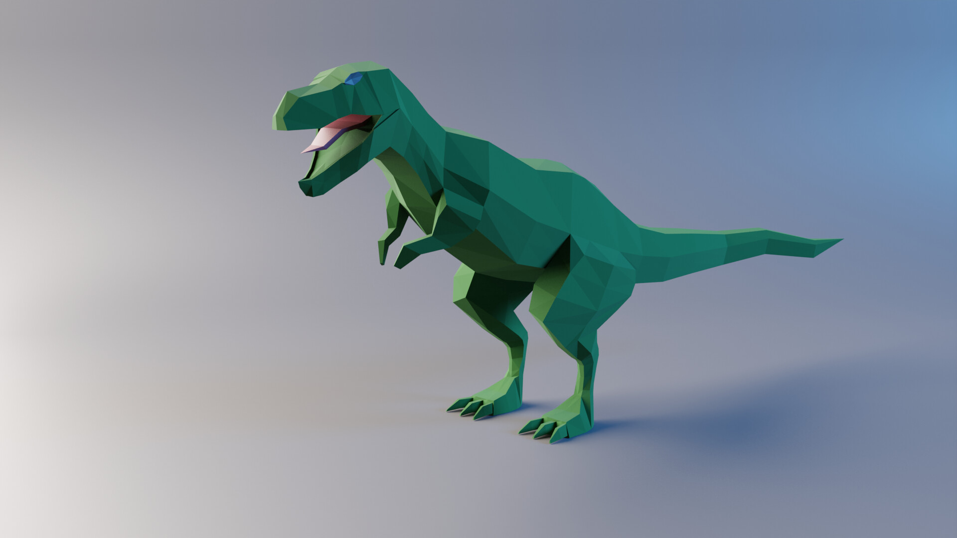 ArtStation - Low Poly Dinosaur.