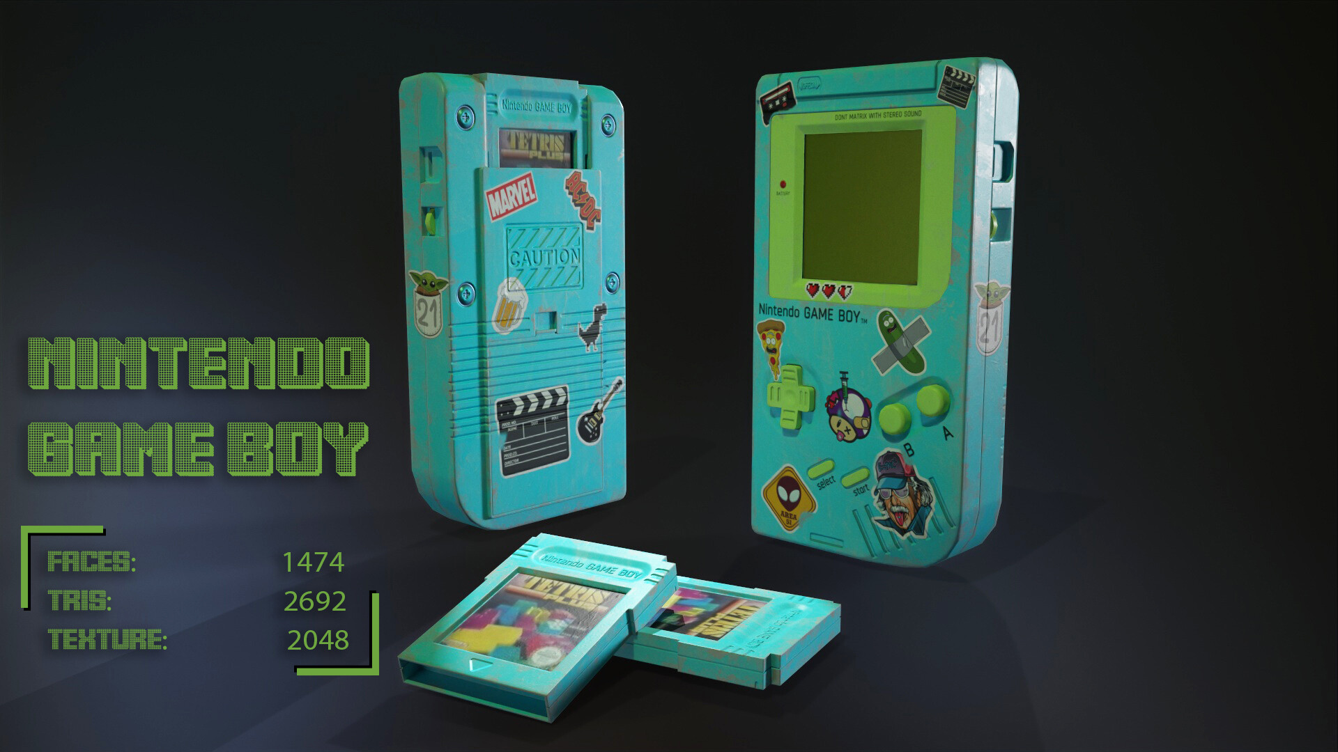 ArtStation - Nintendo GAME BOY