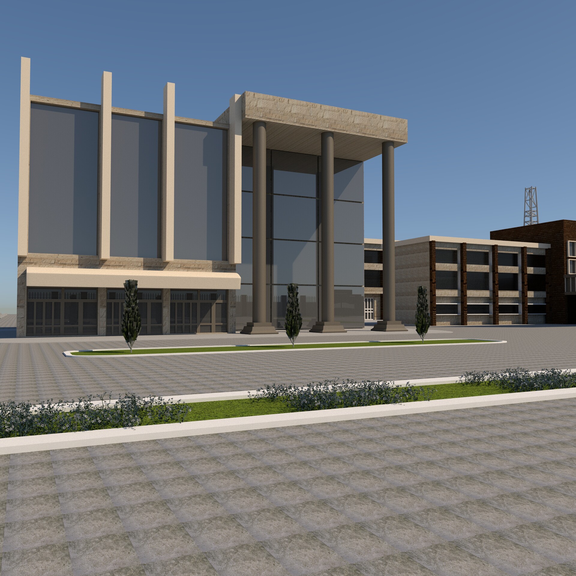 ArtStation - 3D SCHOOL ENVIRONMENT