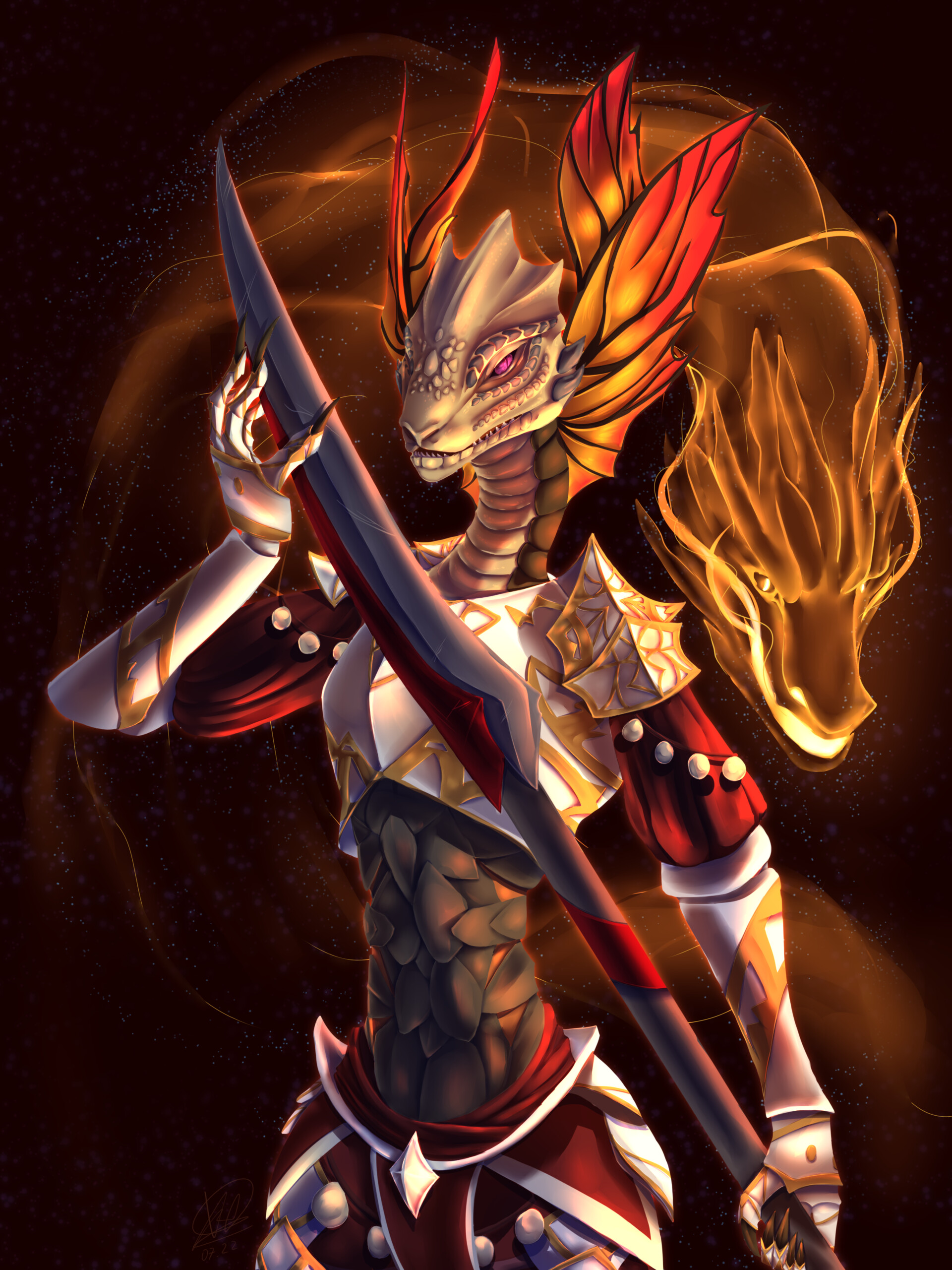 ArtStation - Dragon Warrior