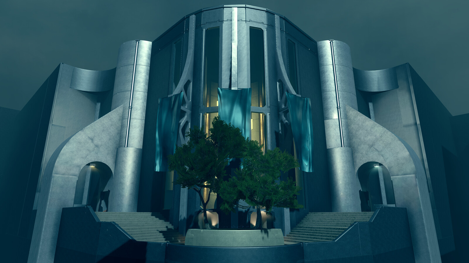 Jacob Giles - Corporate- Halo 5 Multiplayer Map