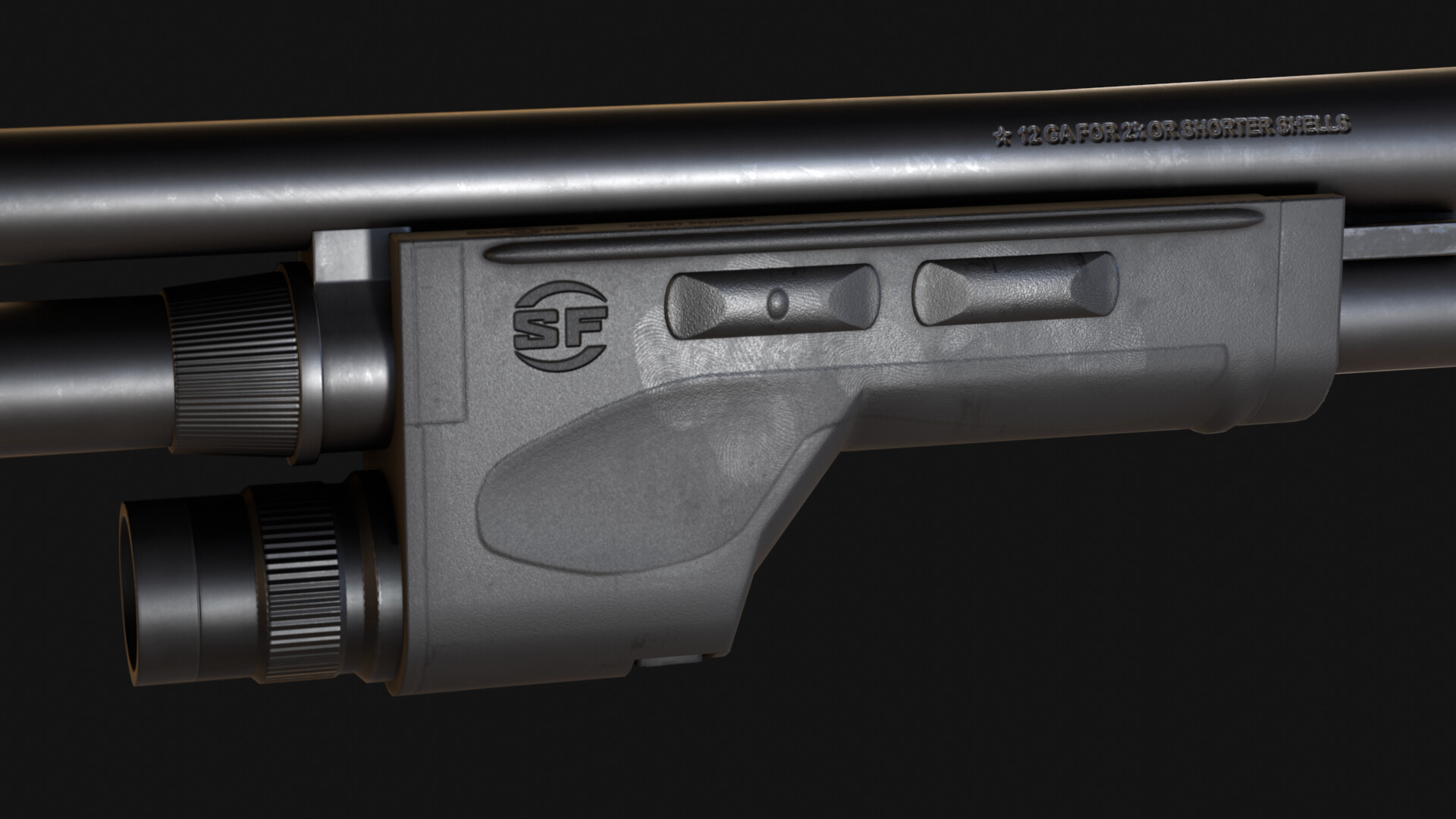 Remington 870 Magnum Della Polizia Surefire Remington 870 Marine