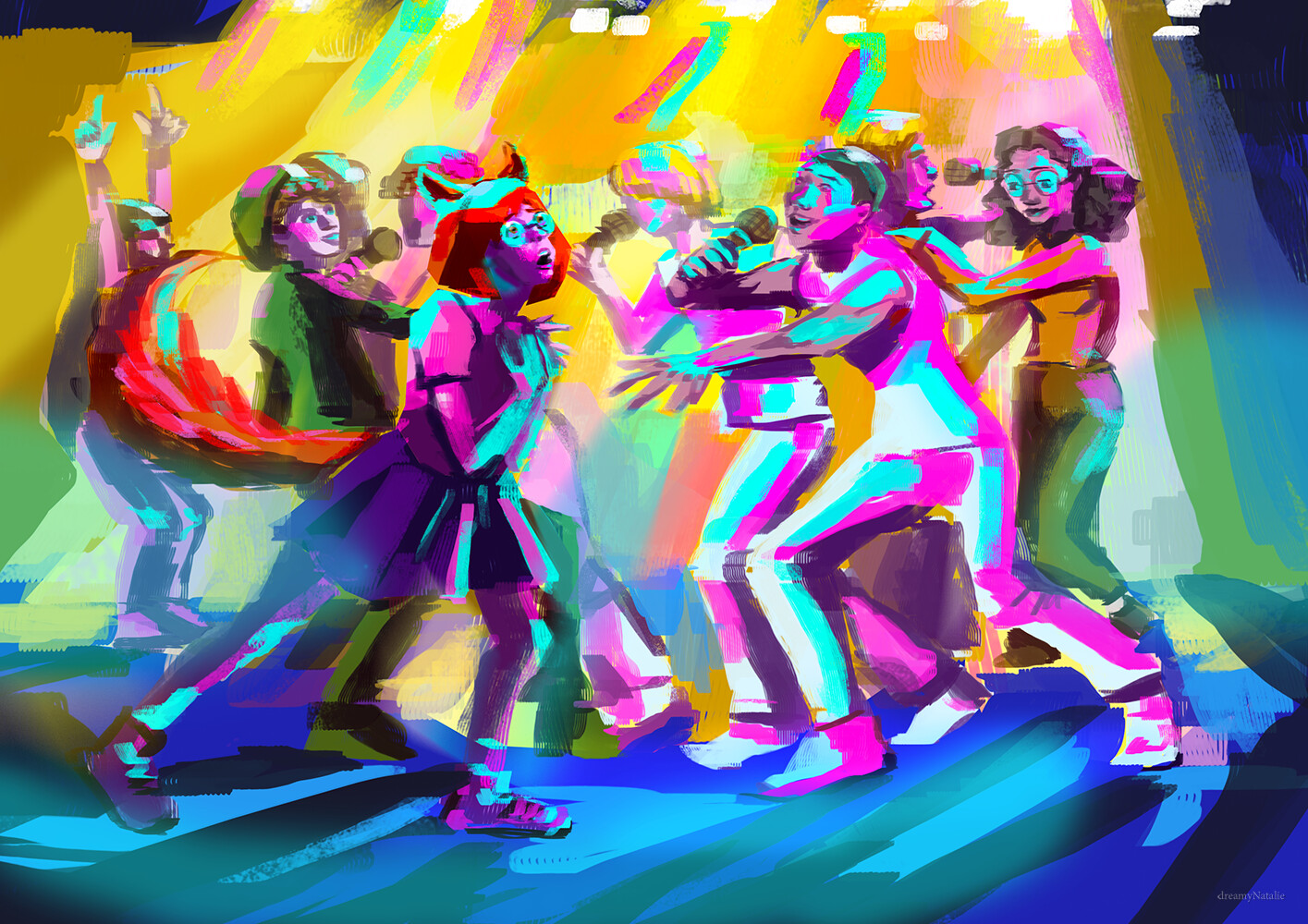 ArtStation - Nobody like U - Turning red fan art