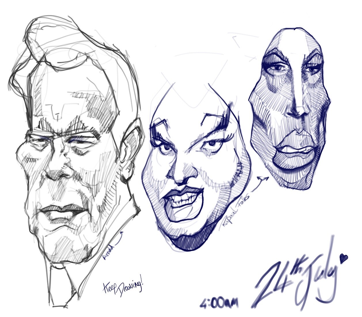 ArtStation - Late night sketches