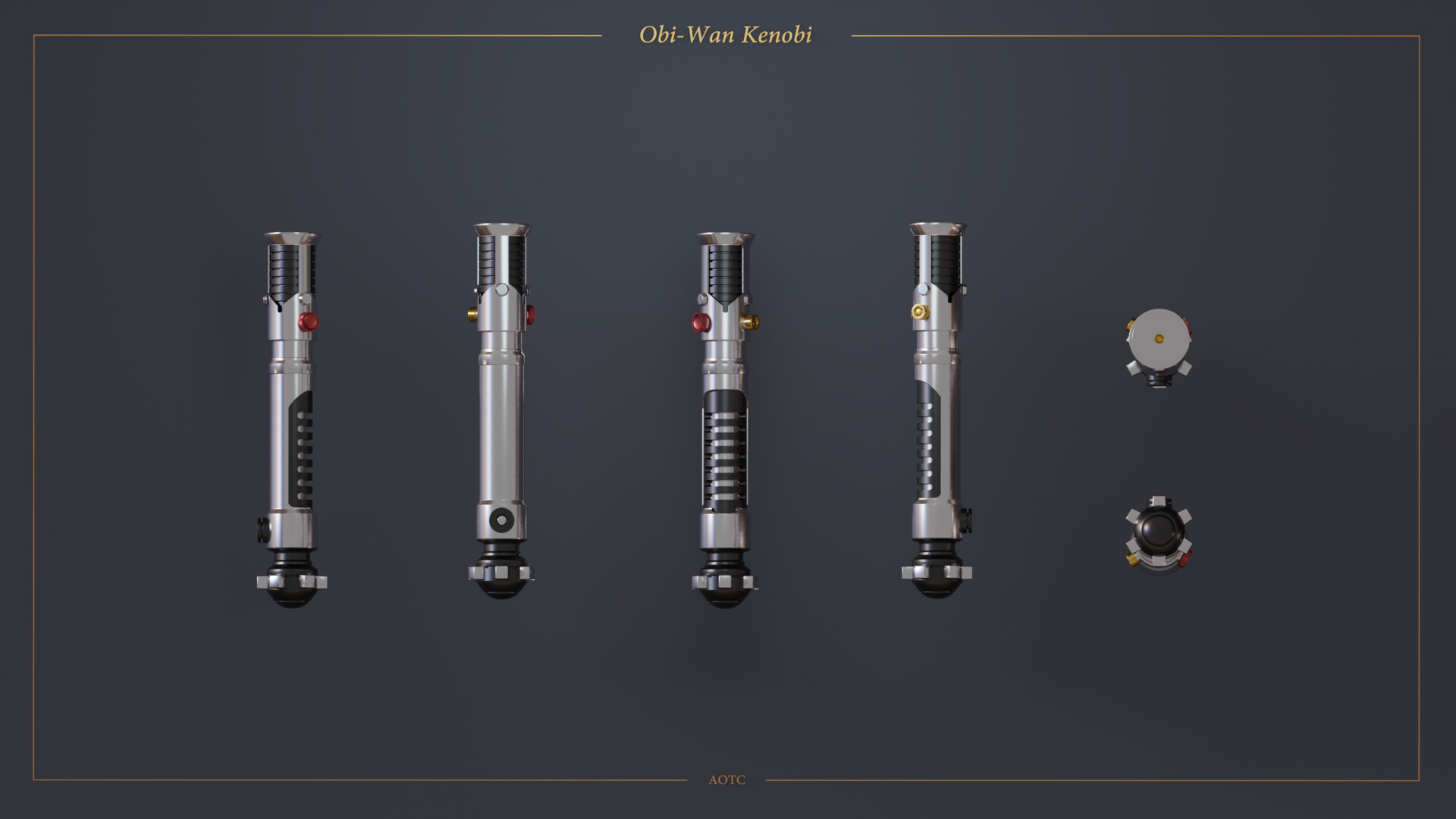 ArtStation - Obi-Wan Kenobi's lightsaber replica (AOTC)