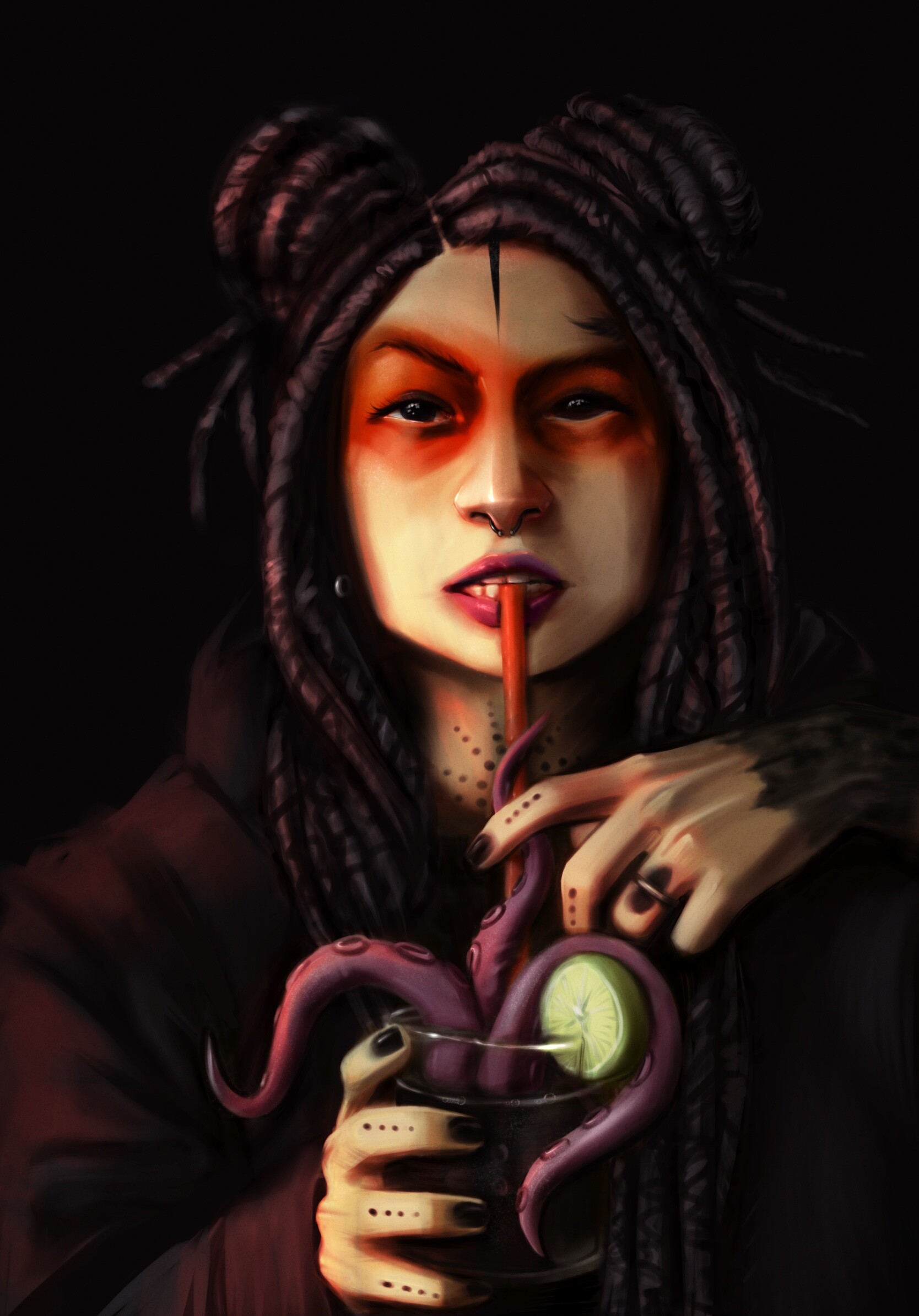 ArtStation - Fantasy dark character