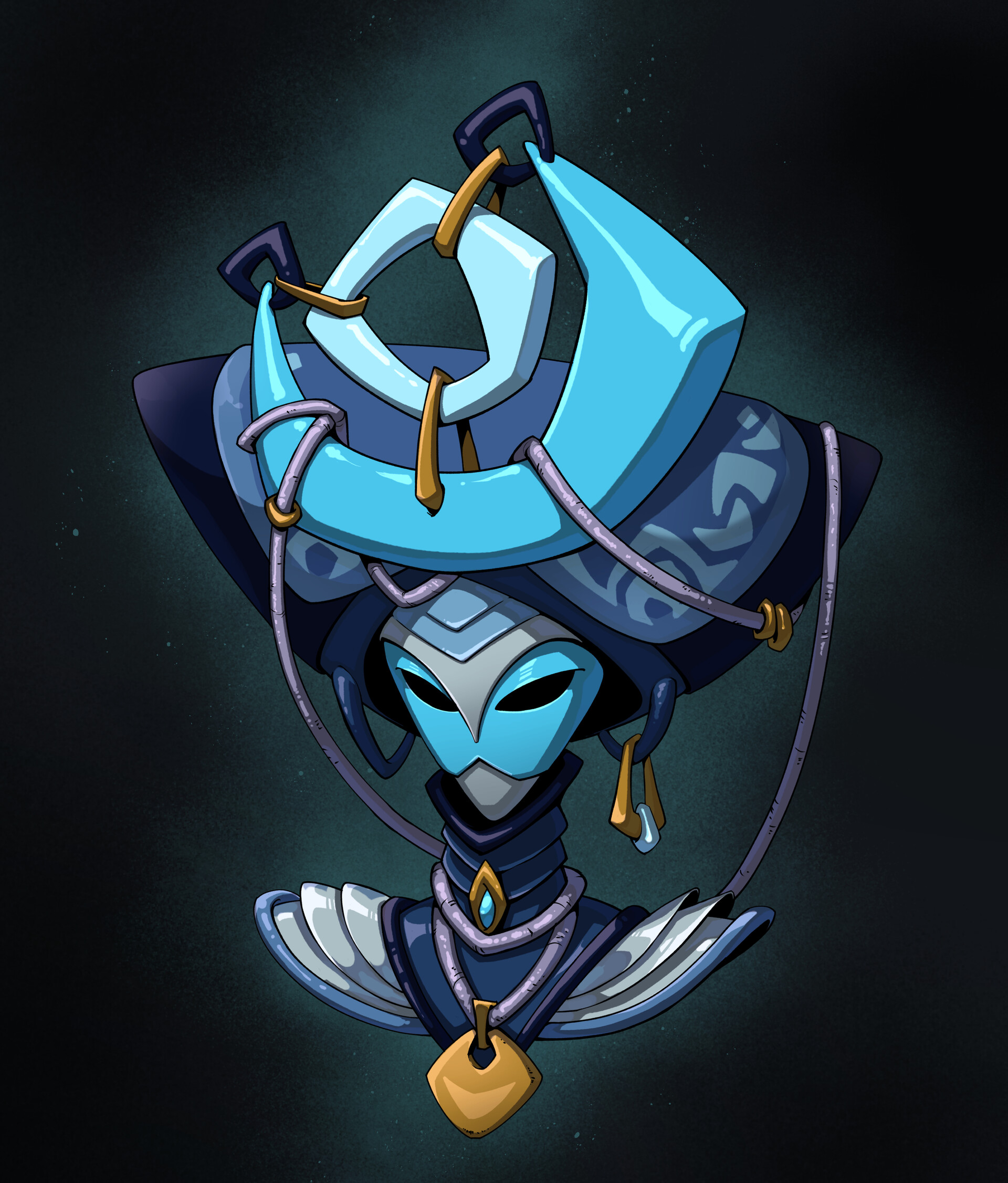 ArtStation - The Helmet of the Queen of the Twilight Forest