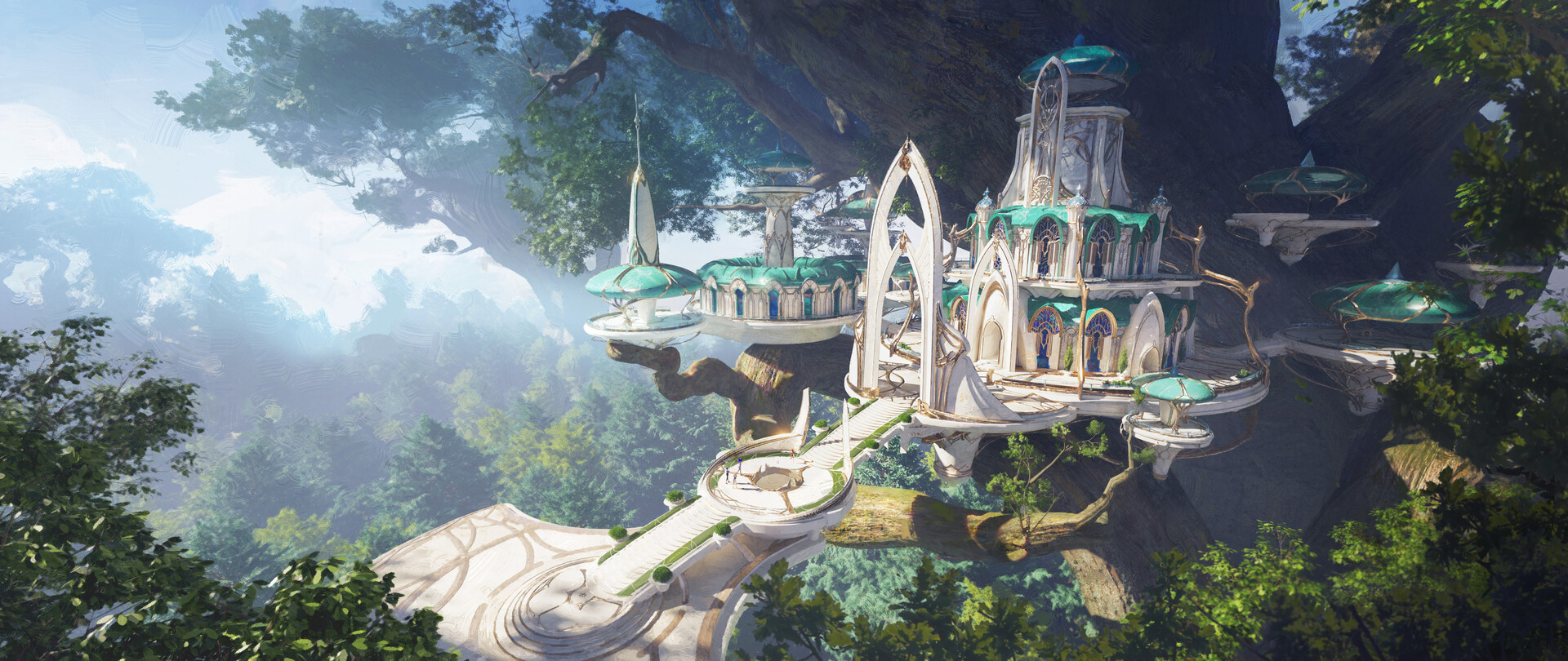 ArtStation - Devine Palace Of The Elfen King