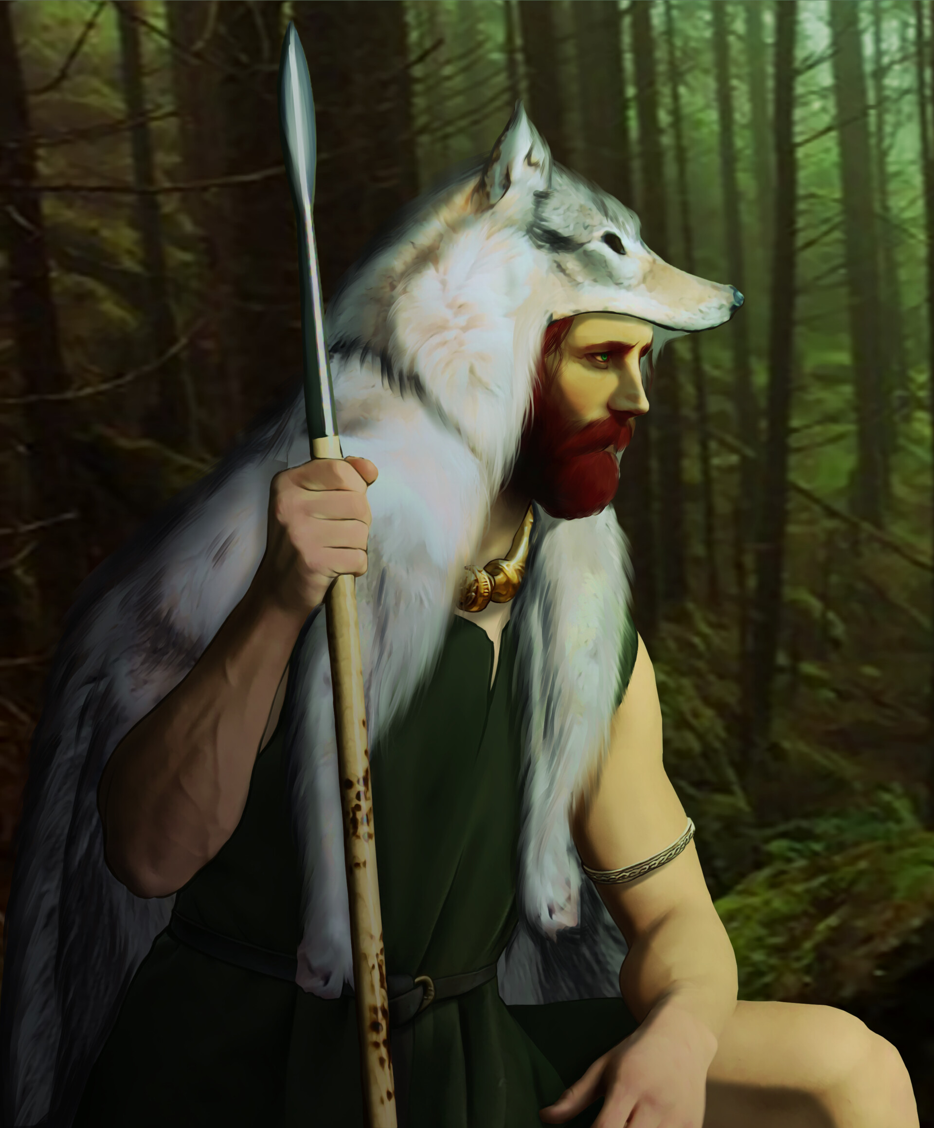 ArtStation - Wolf Fénnid of Osraighe - Werewolf of Ossory