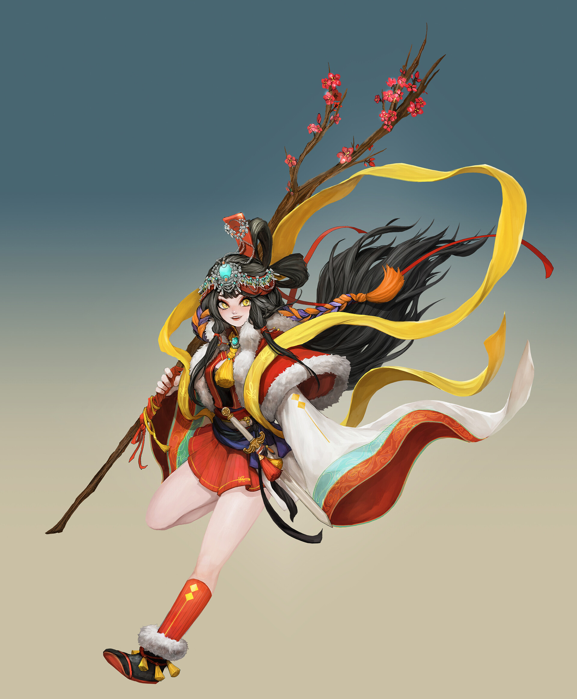 jin jurin - .召喚師.Summoner paper koi concept