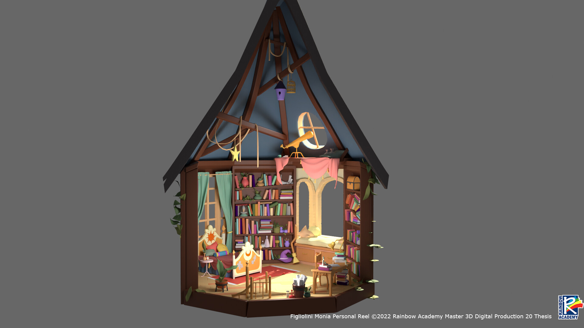 ArtStation - a witch’s tower