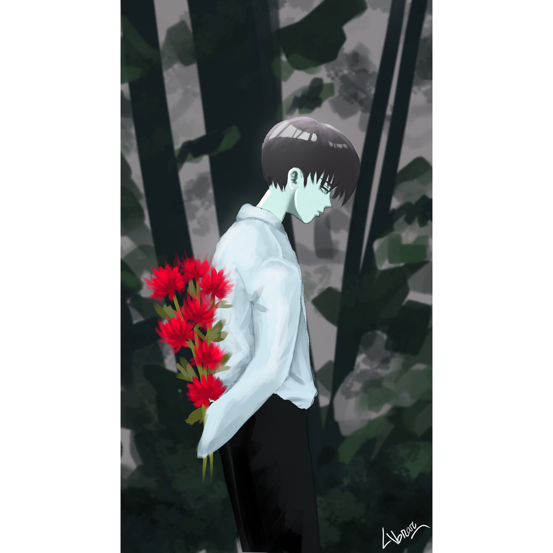 ArtStation - Boy waiting