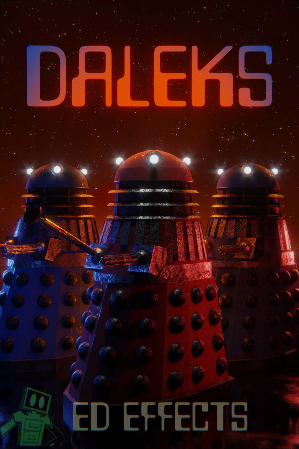 ArtStation - Dalek Poster ReDone