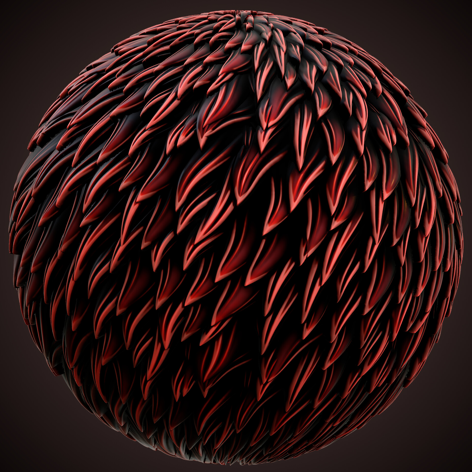 saleh darakhshan - Stylized Procedural Fur and Feather Material
