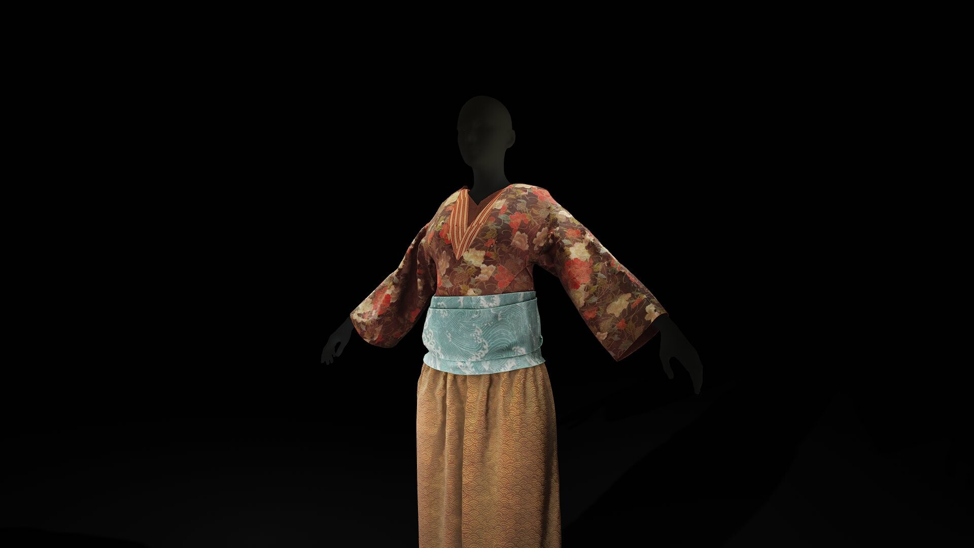 ArtStation - japanese kimono