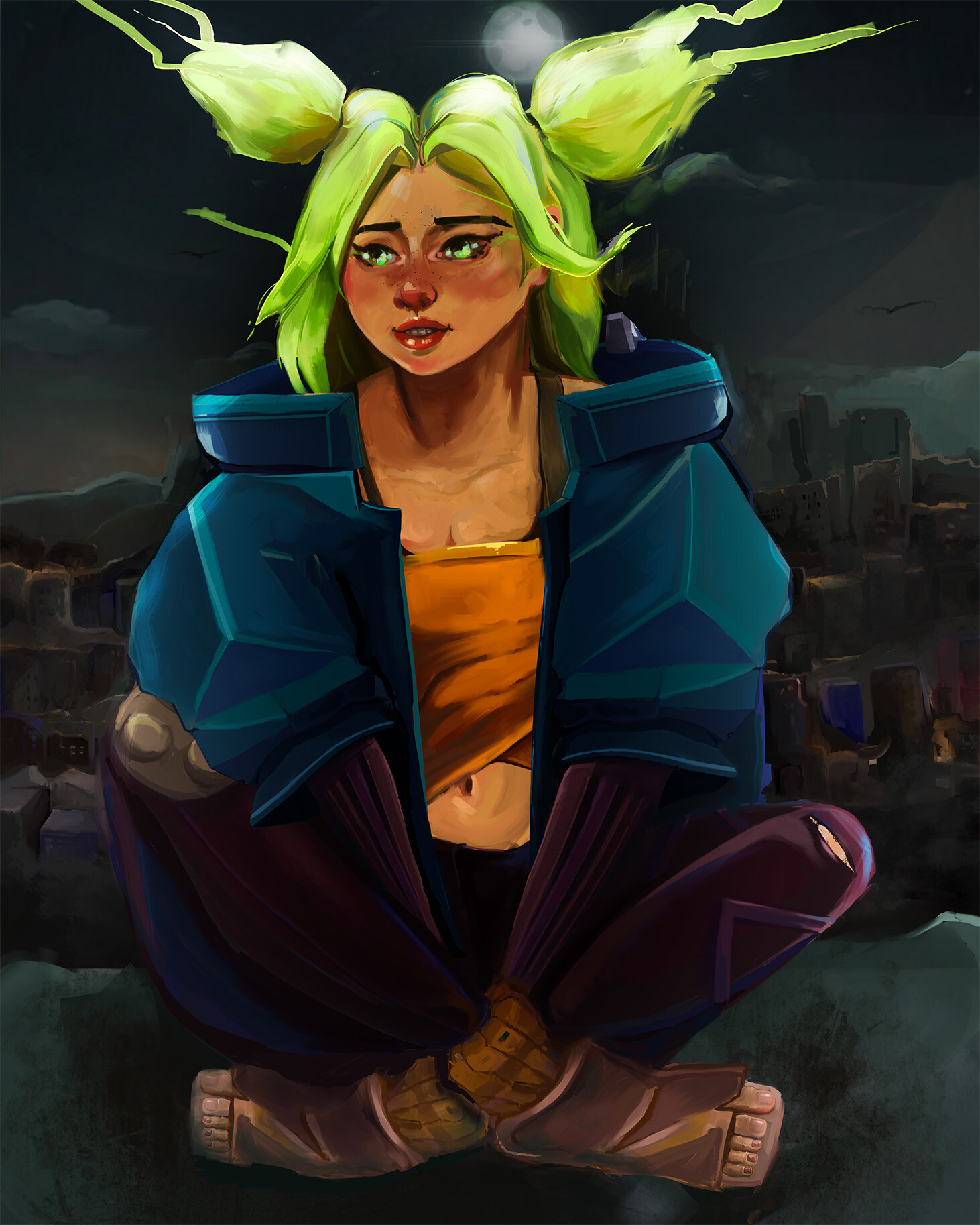 ArtStation - Zeri full body illustration