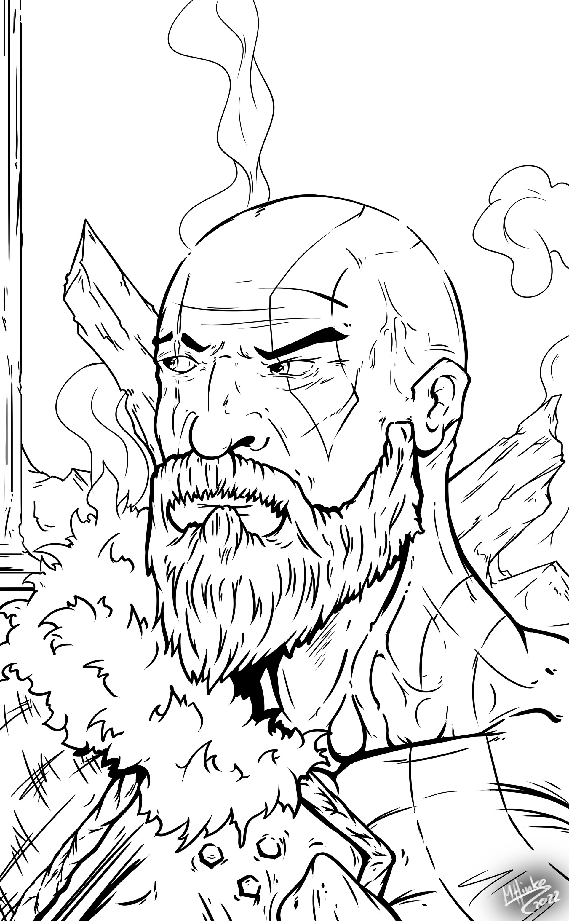 kratos god of war coloring pages