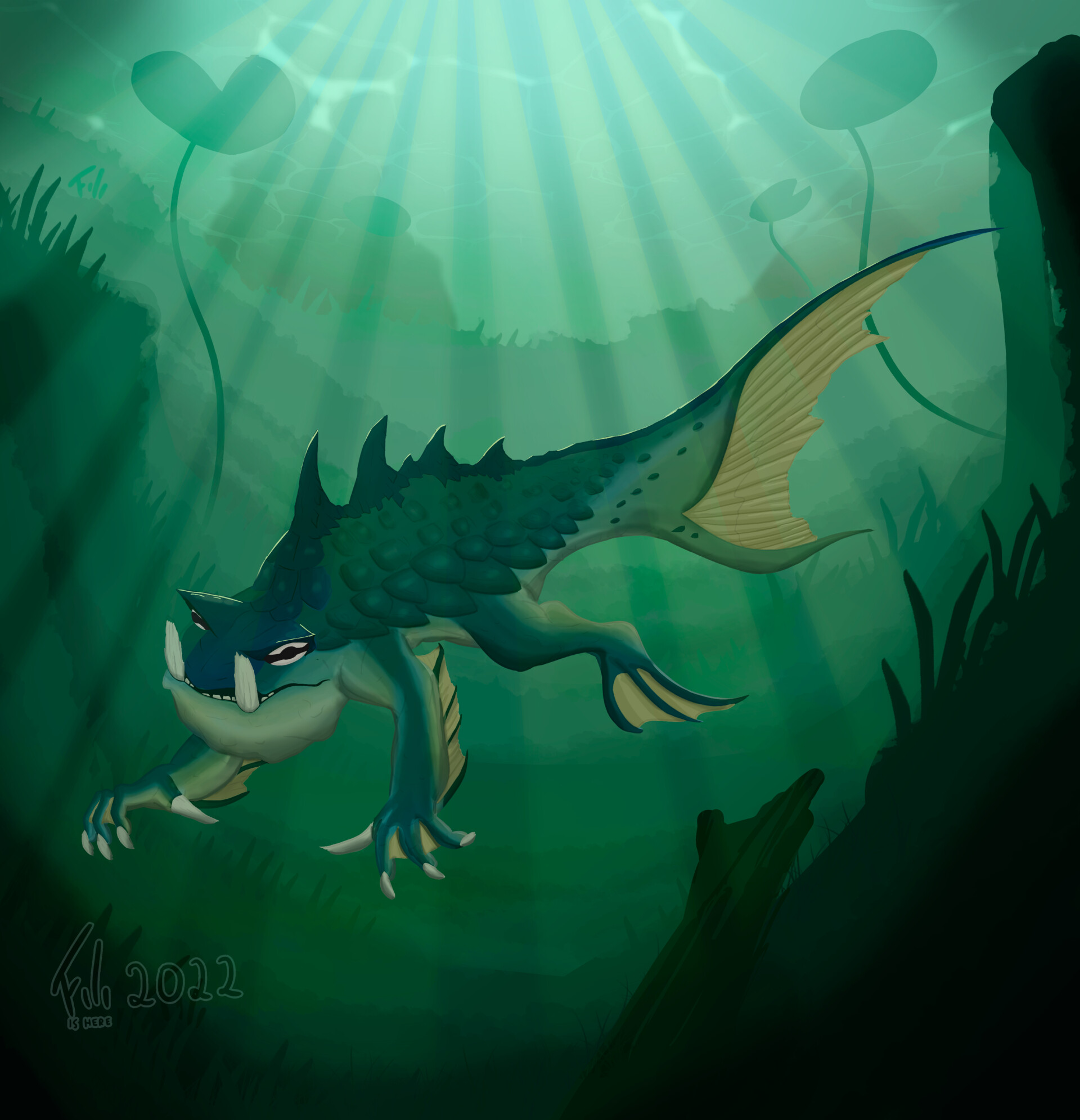 ArtStation - The Cursed Swamp - Pack Hunter