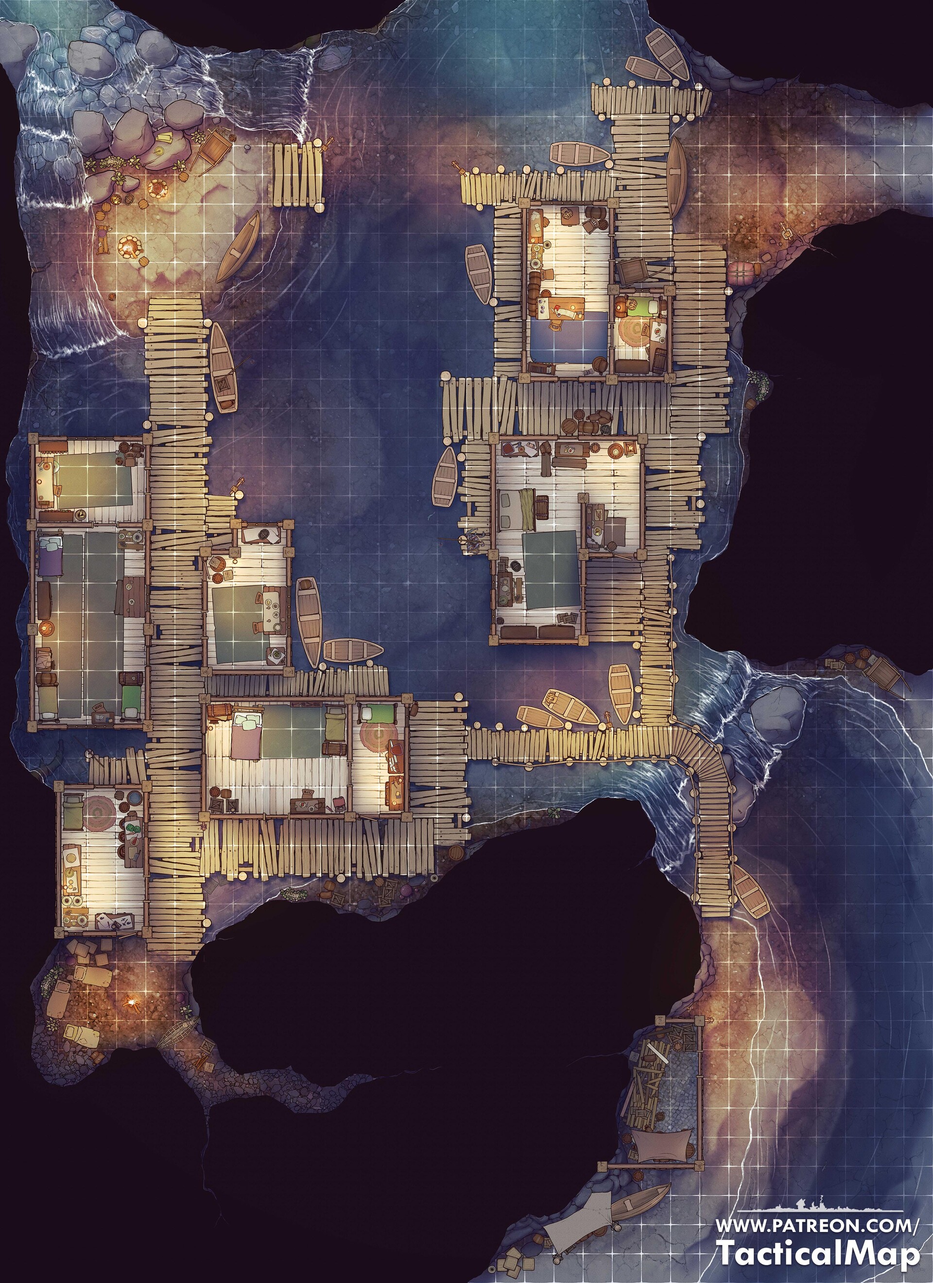 ArtStation - Underground pier [32x44]