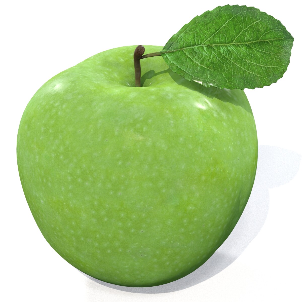 Andranik Tigranyan - Green Apple 3d Model