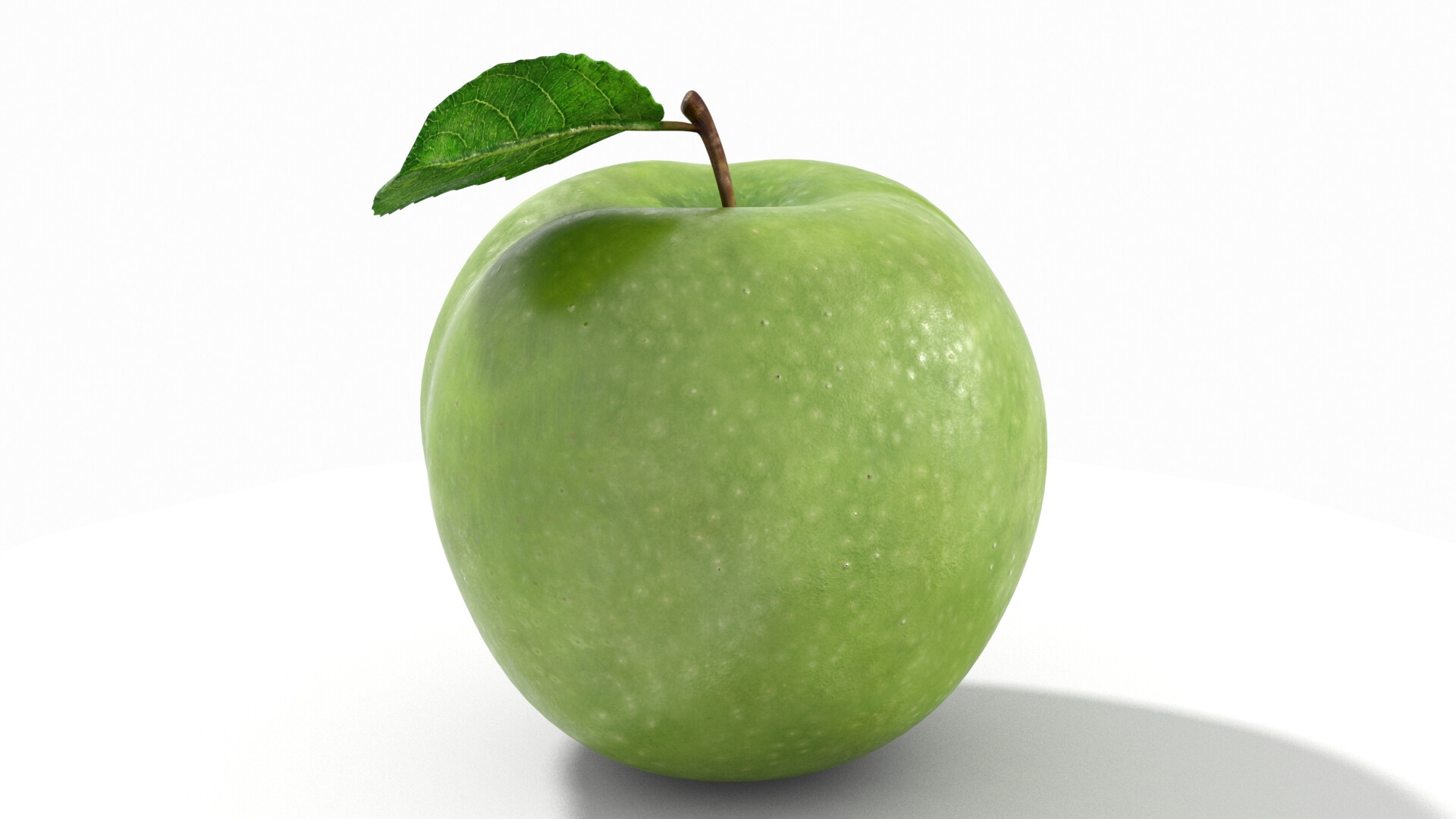 Andranik Tigranyan - Green Apple 3d Model