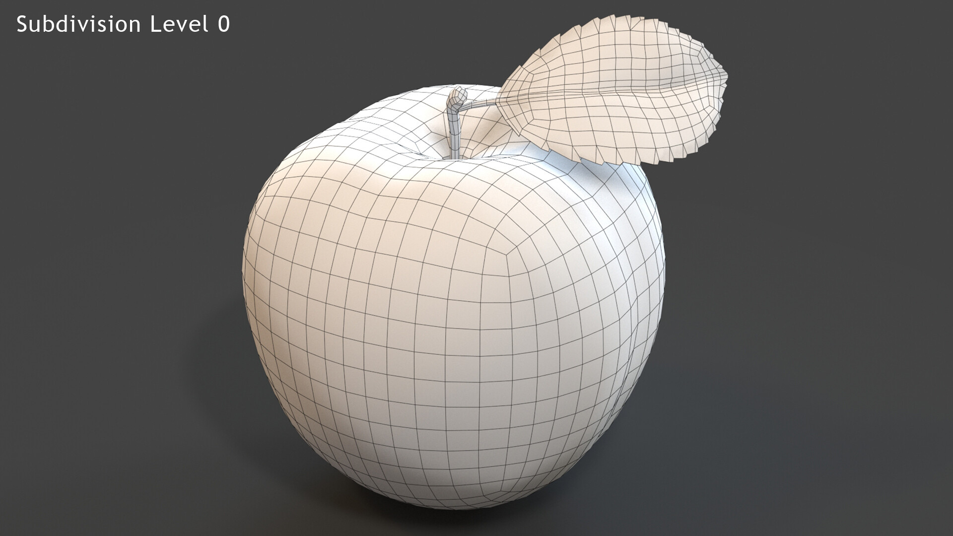 Andranik Tigranyan - Green Apple 3d Model