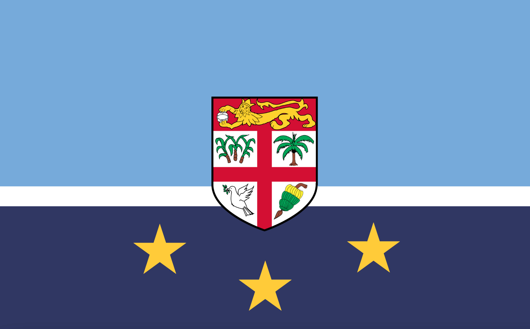 ArtStation - My Fiji flag redesign