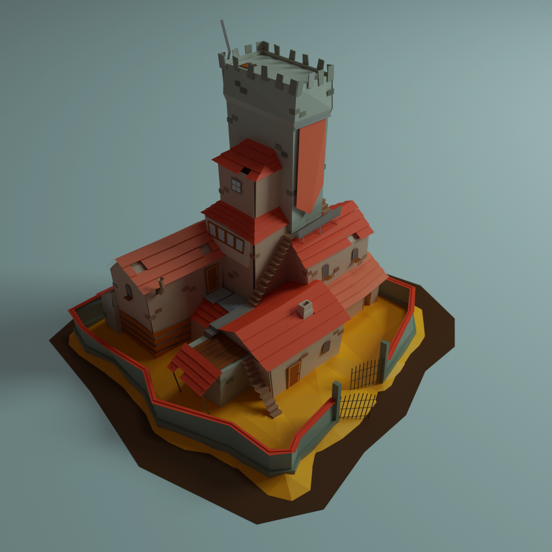 ArtStation - Cardboard Buildings