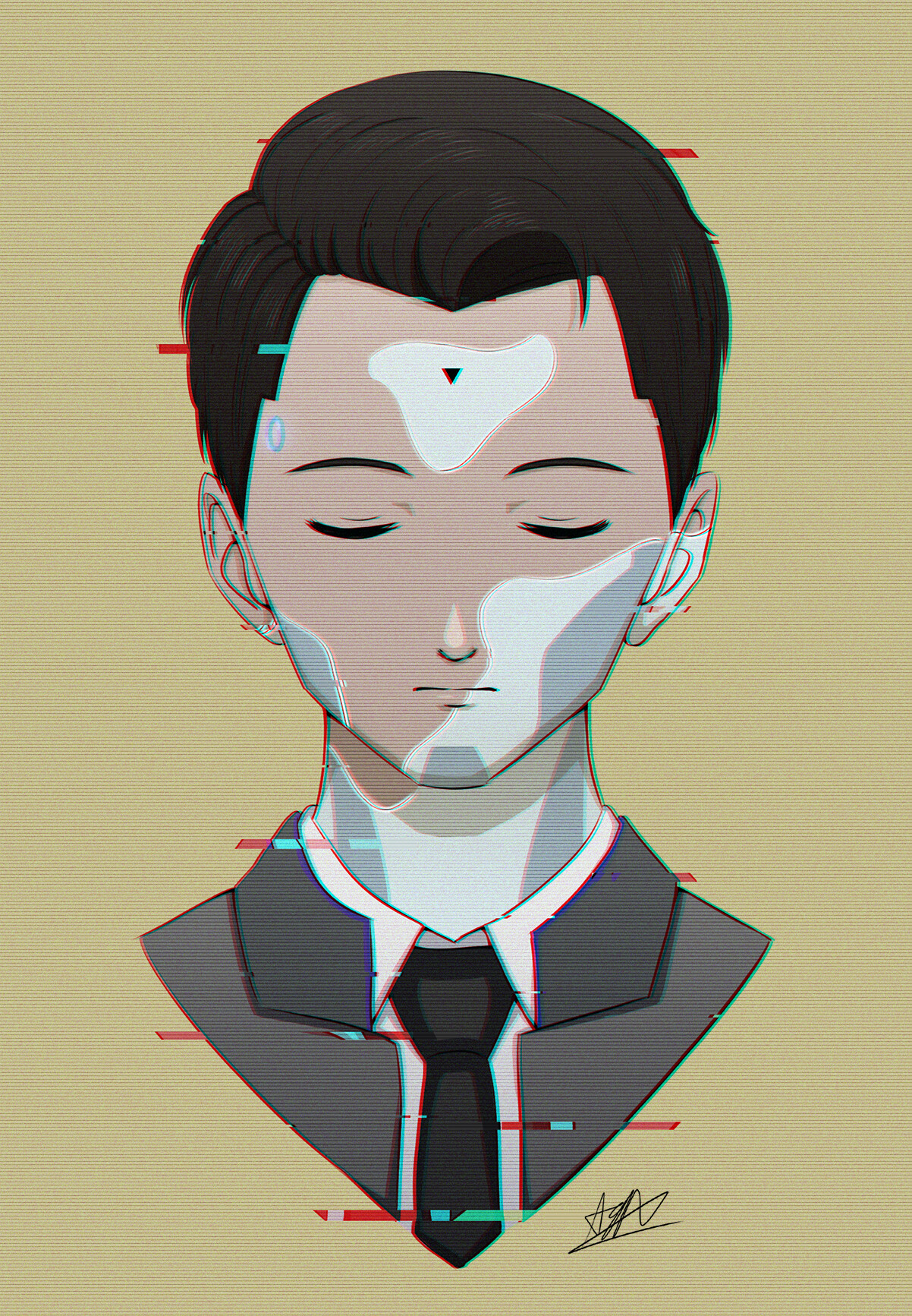 ArtStation - Connor (Detroit: Become Human)