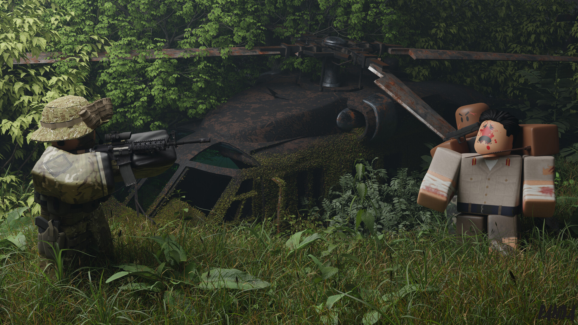 ArtStation - African Jungle Hostage Rescue