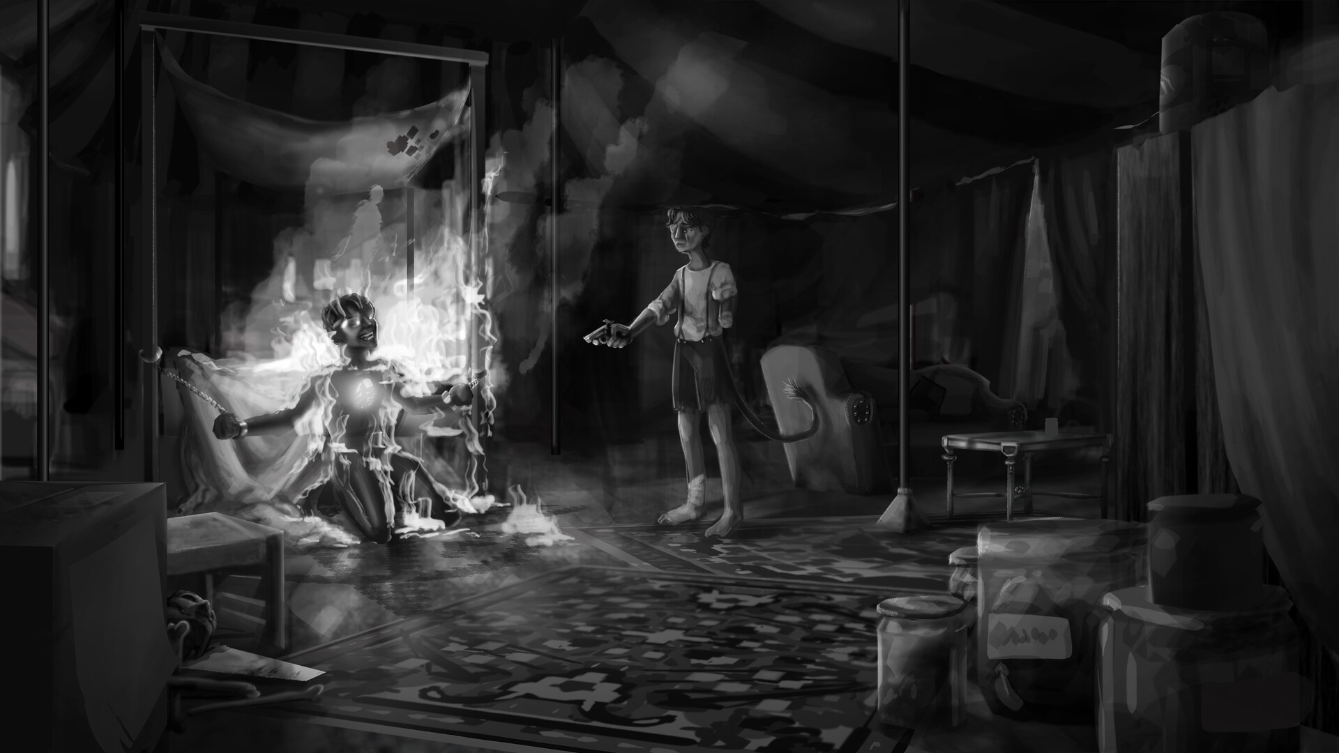 ArtStation - devil's ring circus concept art