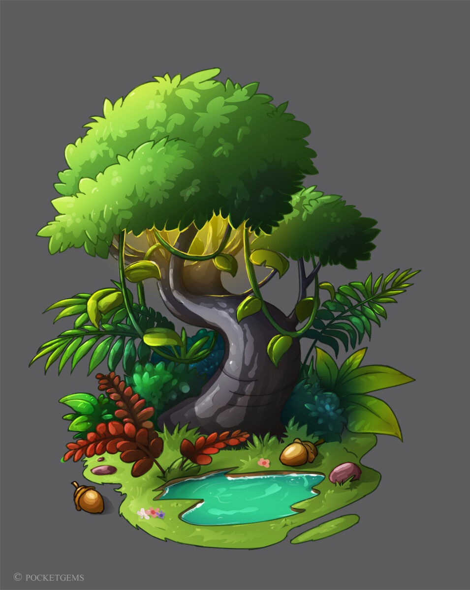 ArtStation - Isometric Game Asset Concepts