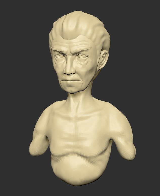 ArtStation - My First Sculpt in ZBrush