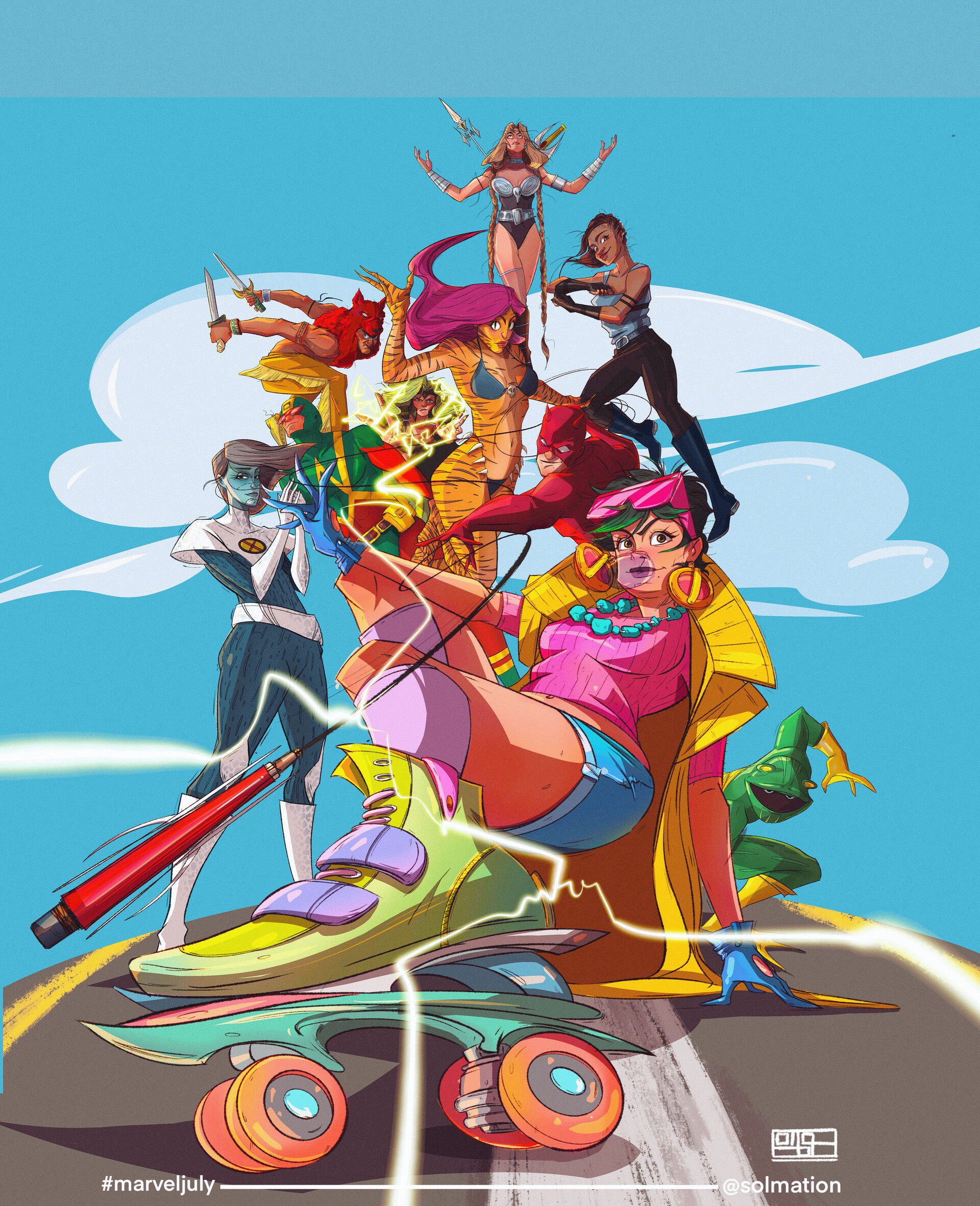 ArtStation - marvel characters