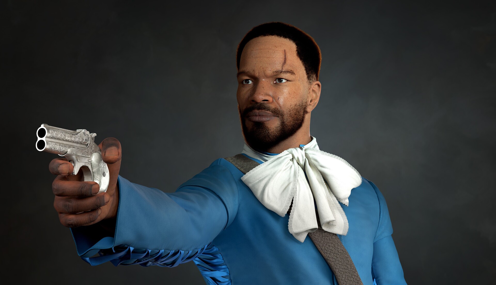 ArtStation - Django Unchained - Jamie Foxx