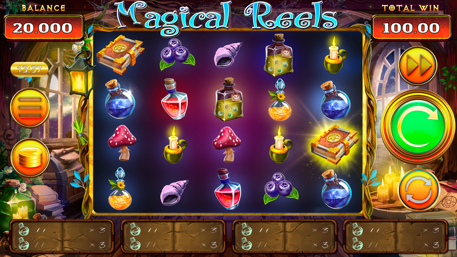 ArtStation - Slot Game Magical Reel UI