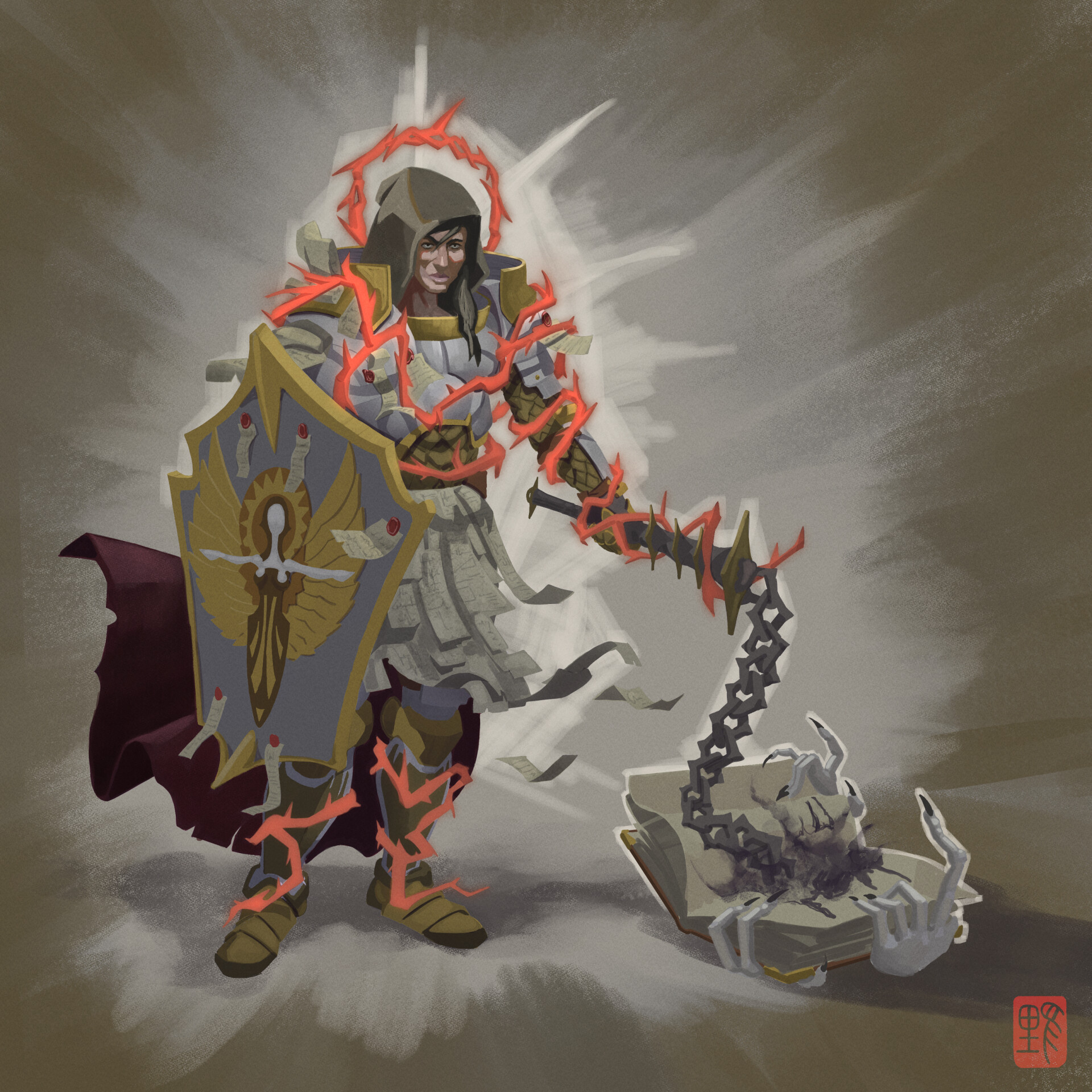 ArtStation - The Paladin who seeks redemption