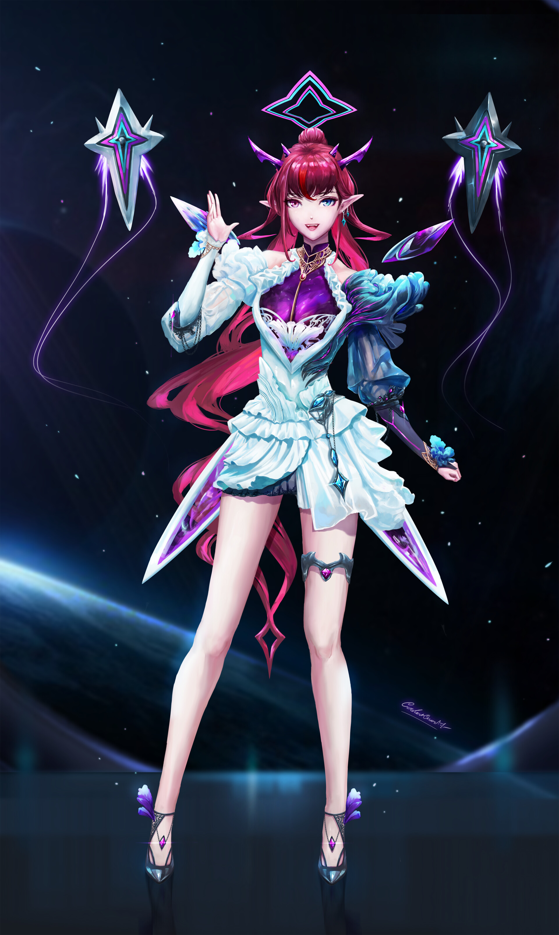 ArtStation - vtuber outfit fanart