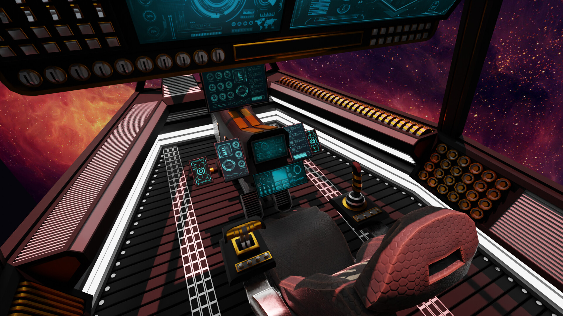 3D Disco - Sci-Fi Fighter Cockpit 3D Model