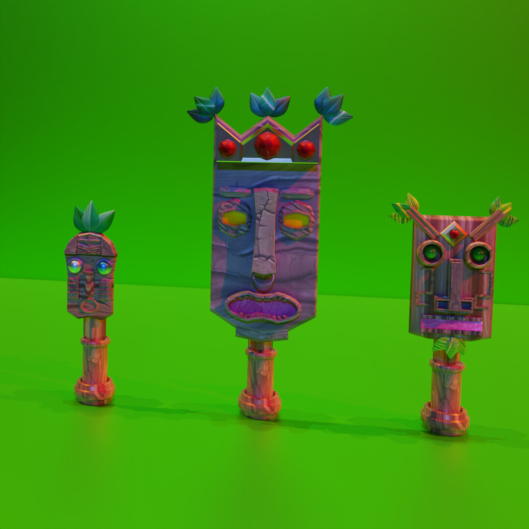 ArtStation - Tiki Masks