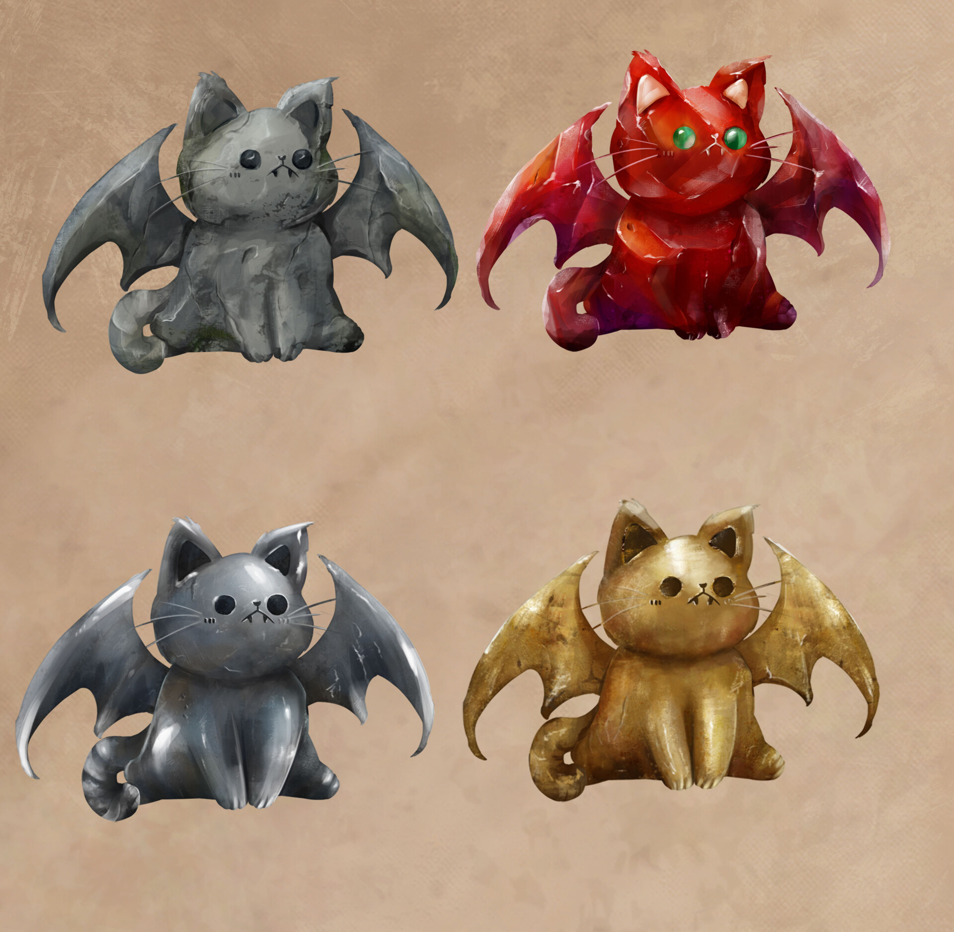 ArtStation - Material studies