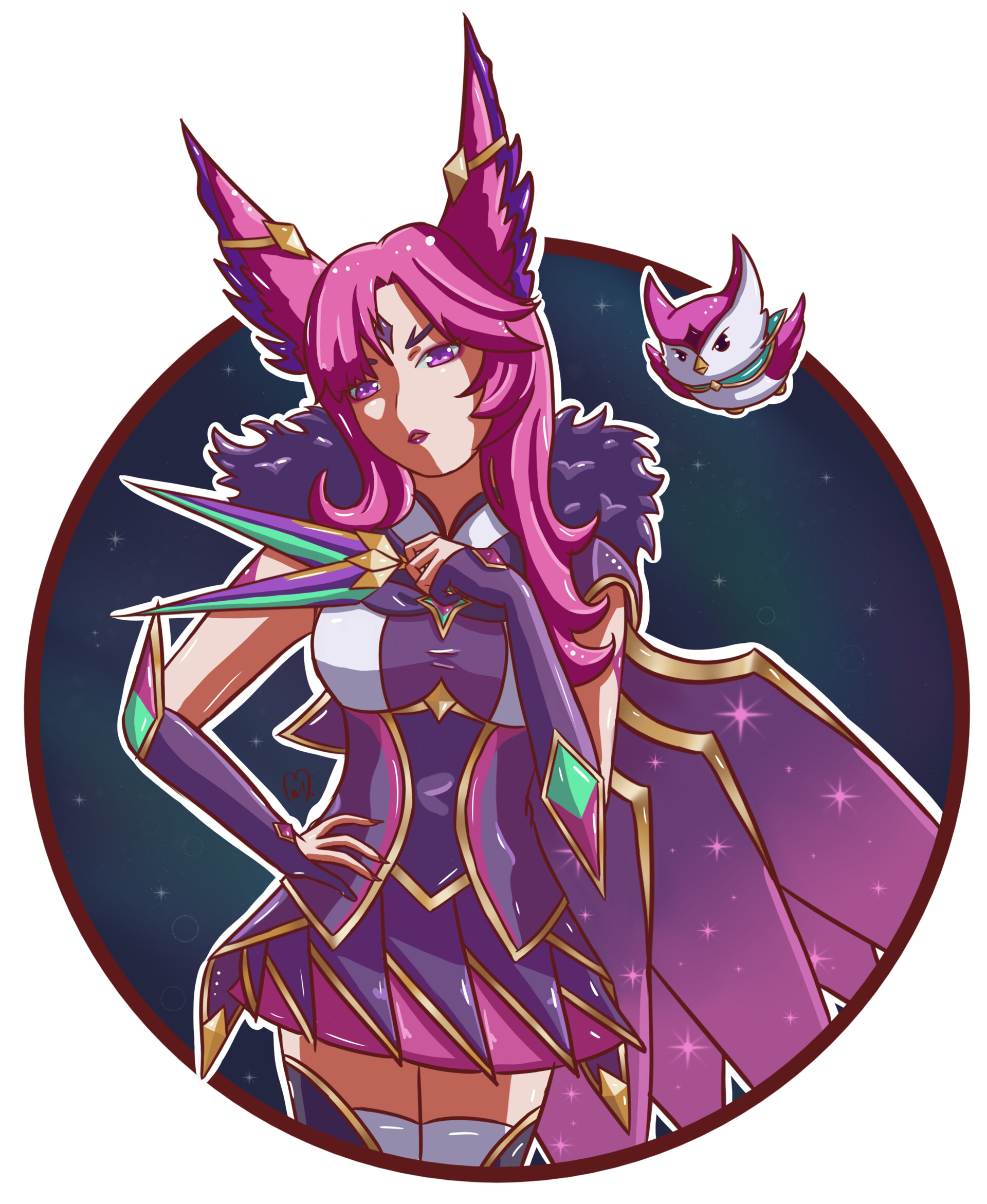 ArtStation - Star Guardian Xayah - League of Legends Fanart