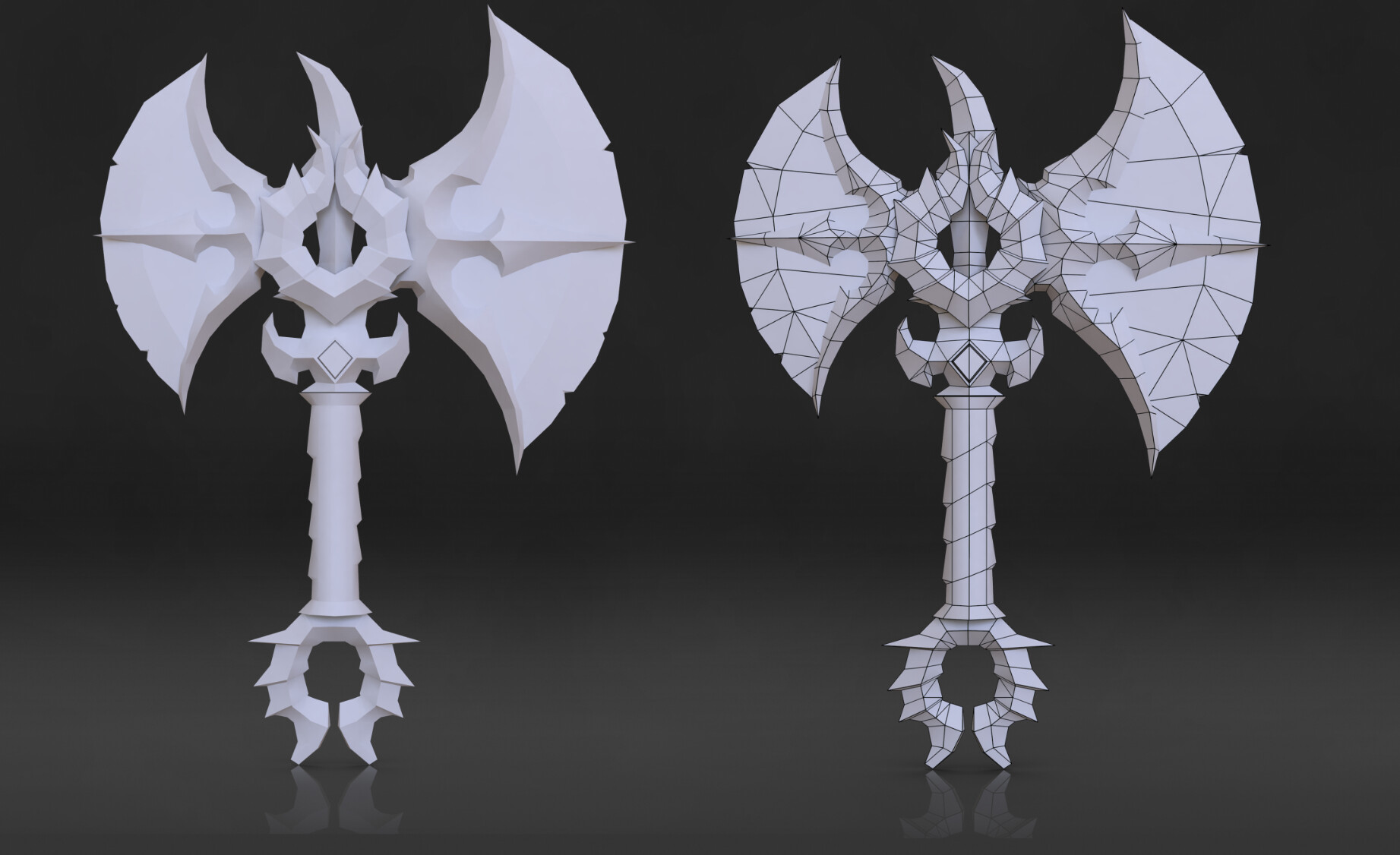 ArtStation - 3d weapon modeling exercises