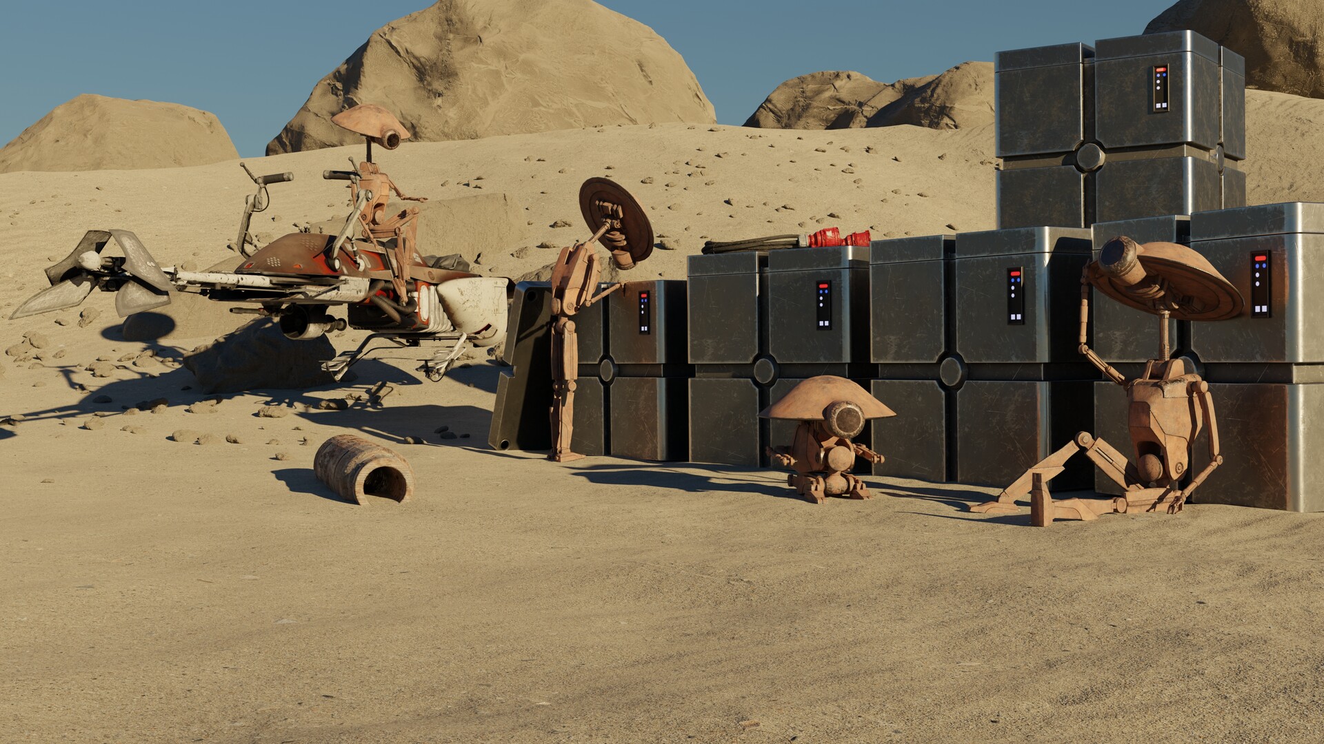 ArtStation - DUM-series pit droid