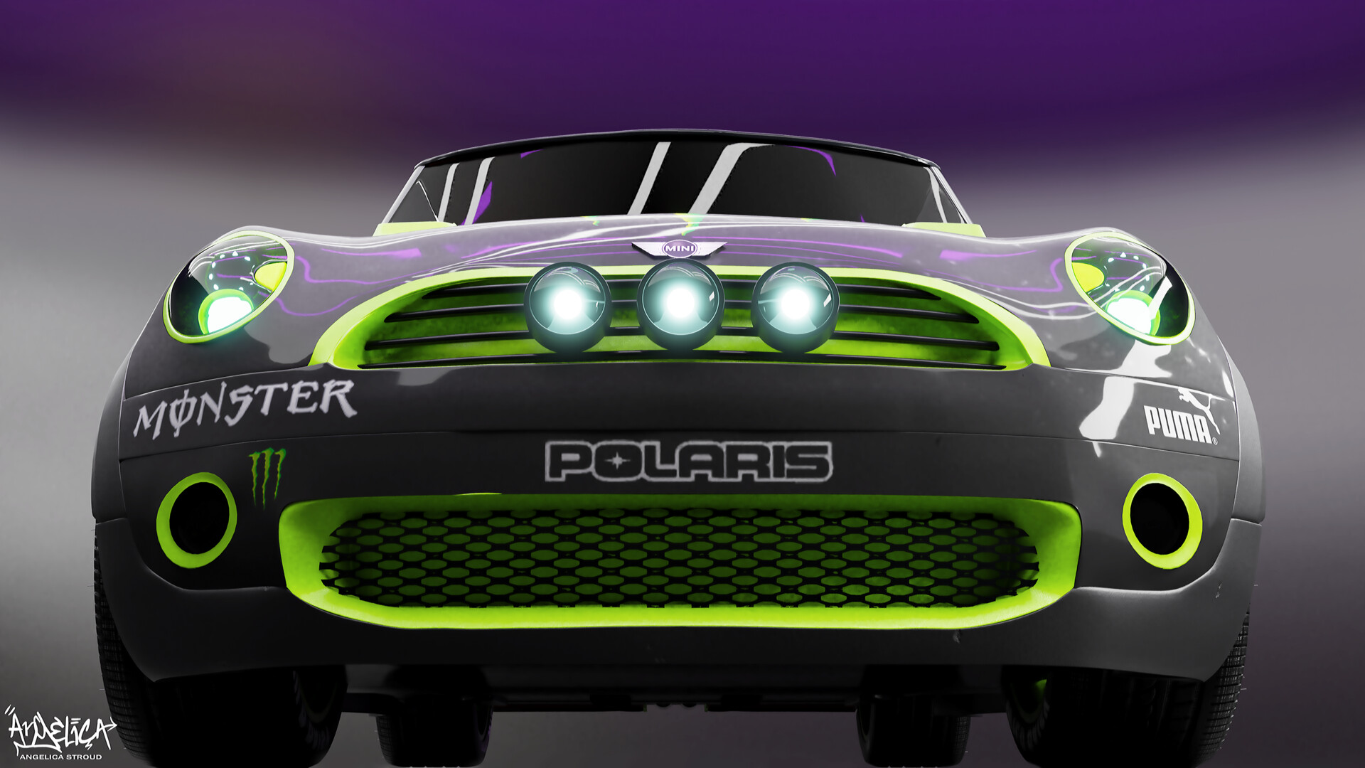 Monster Energy Mini Cooper