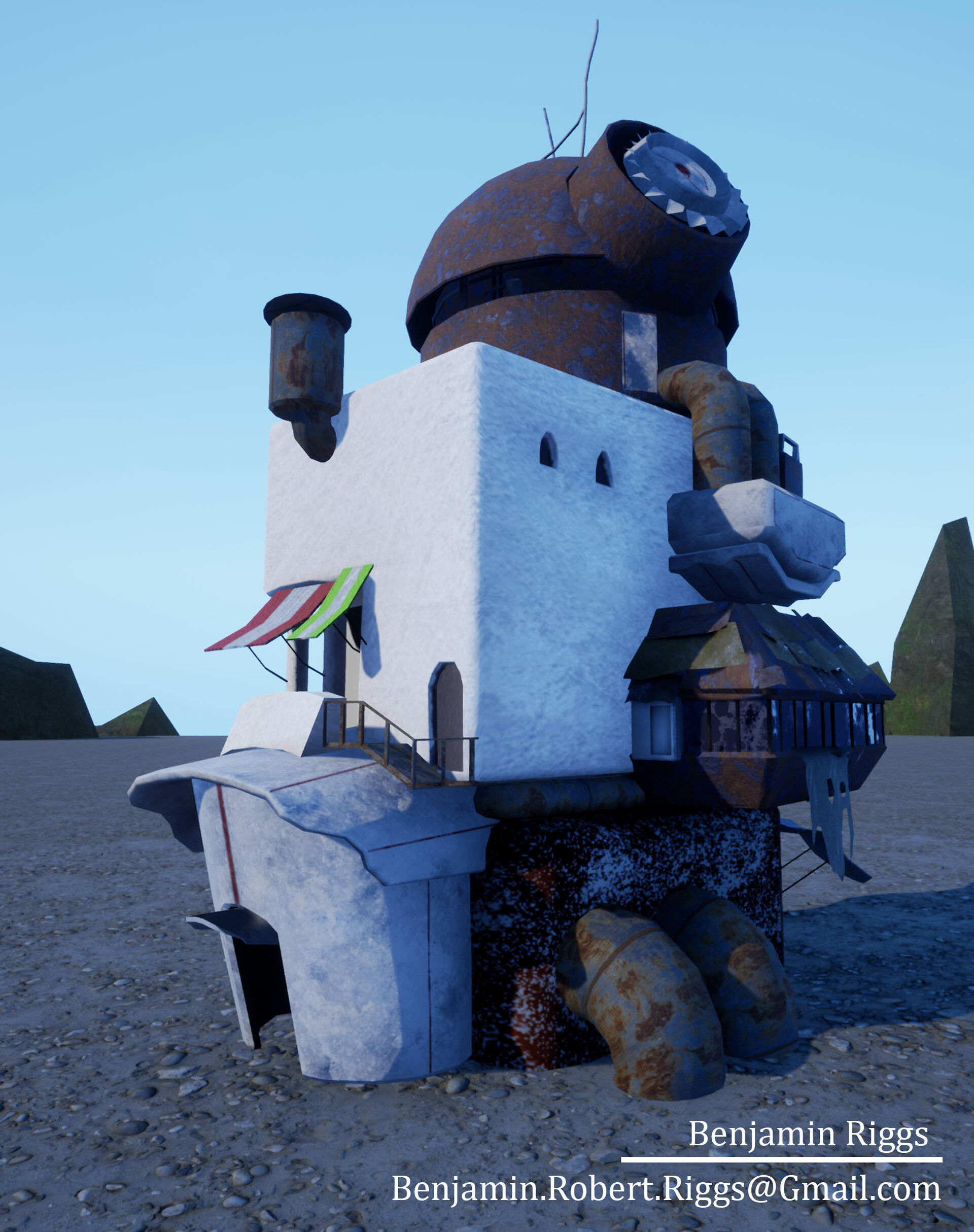 ArtStation - Desert Tower Model