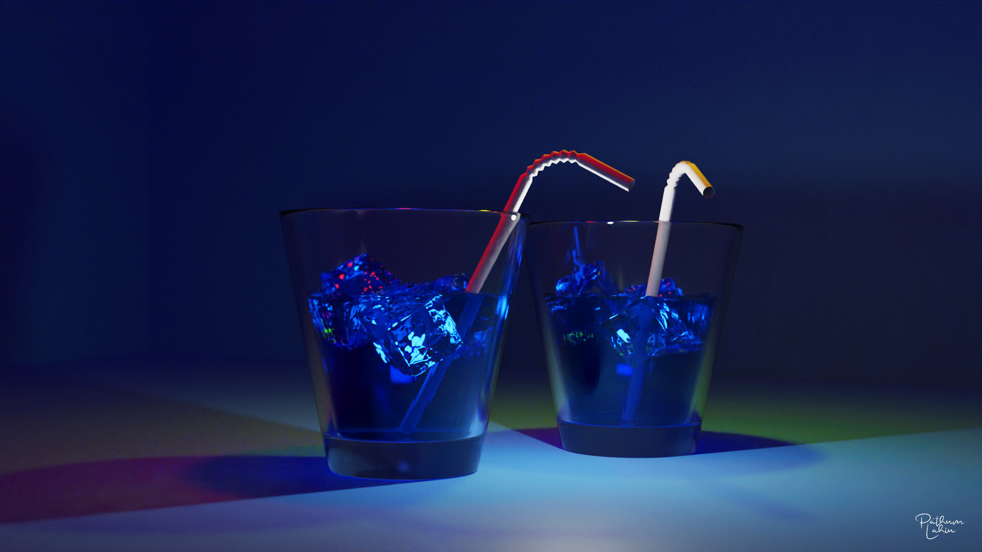 ArtStation - Glasses of Mocktail