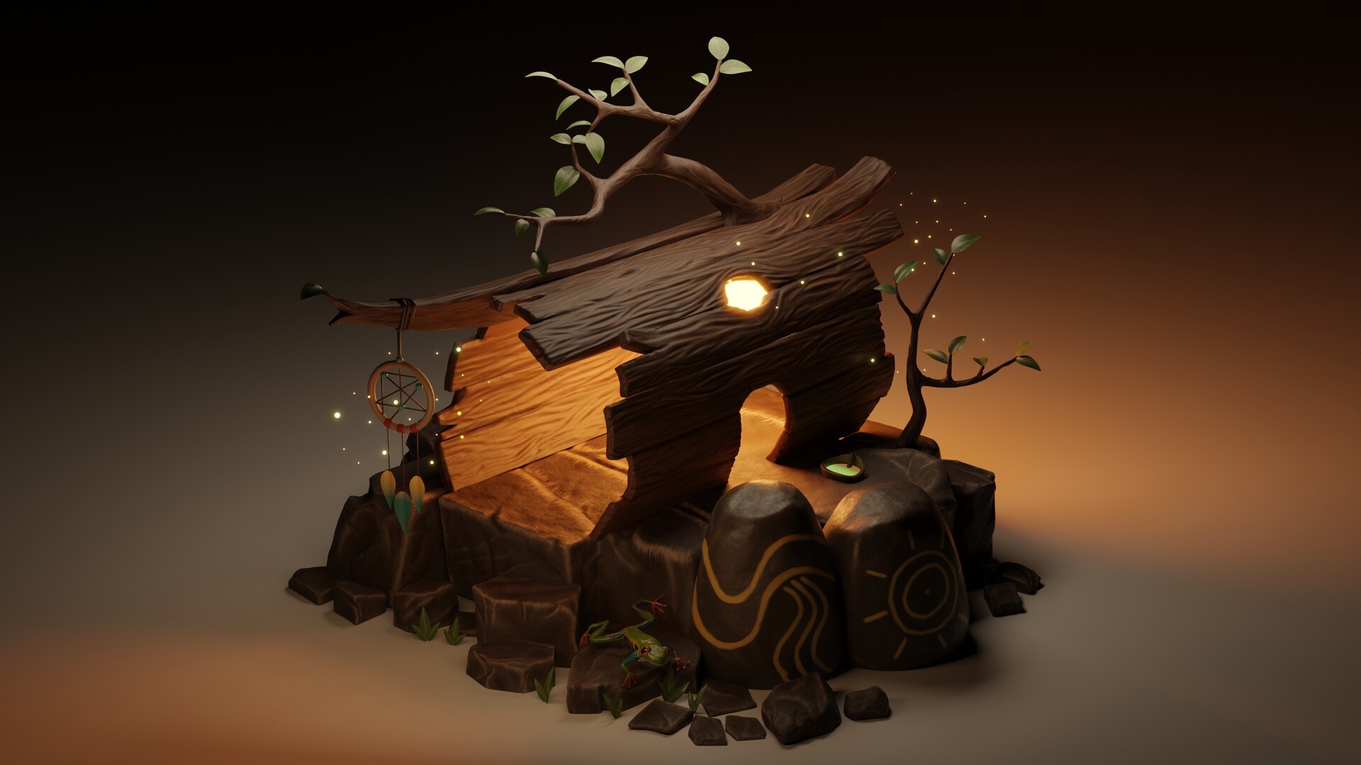 ArtStation - Shaman's shack