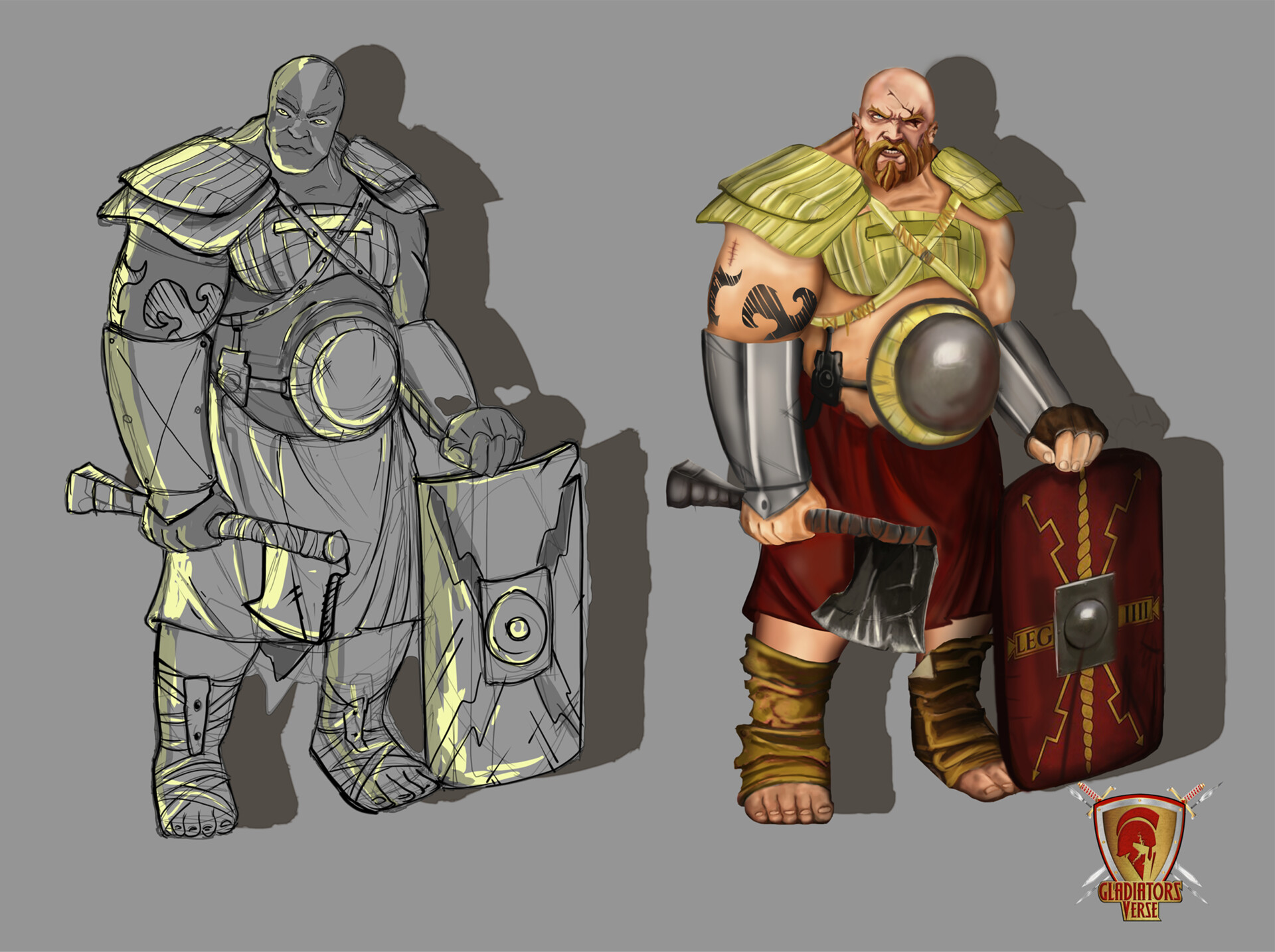 ArtStation - Game: Gladiator Verse (character series)