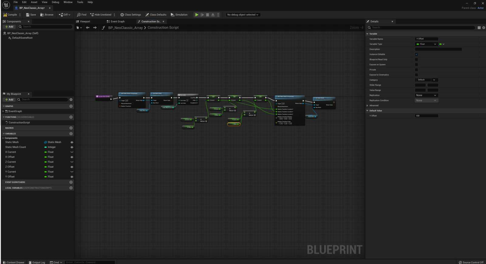 Mercedes Rose - Fun With Blueprint Arrays